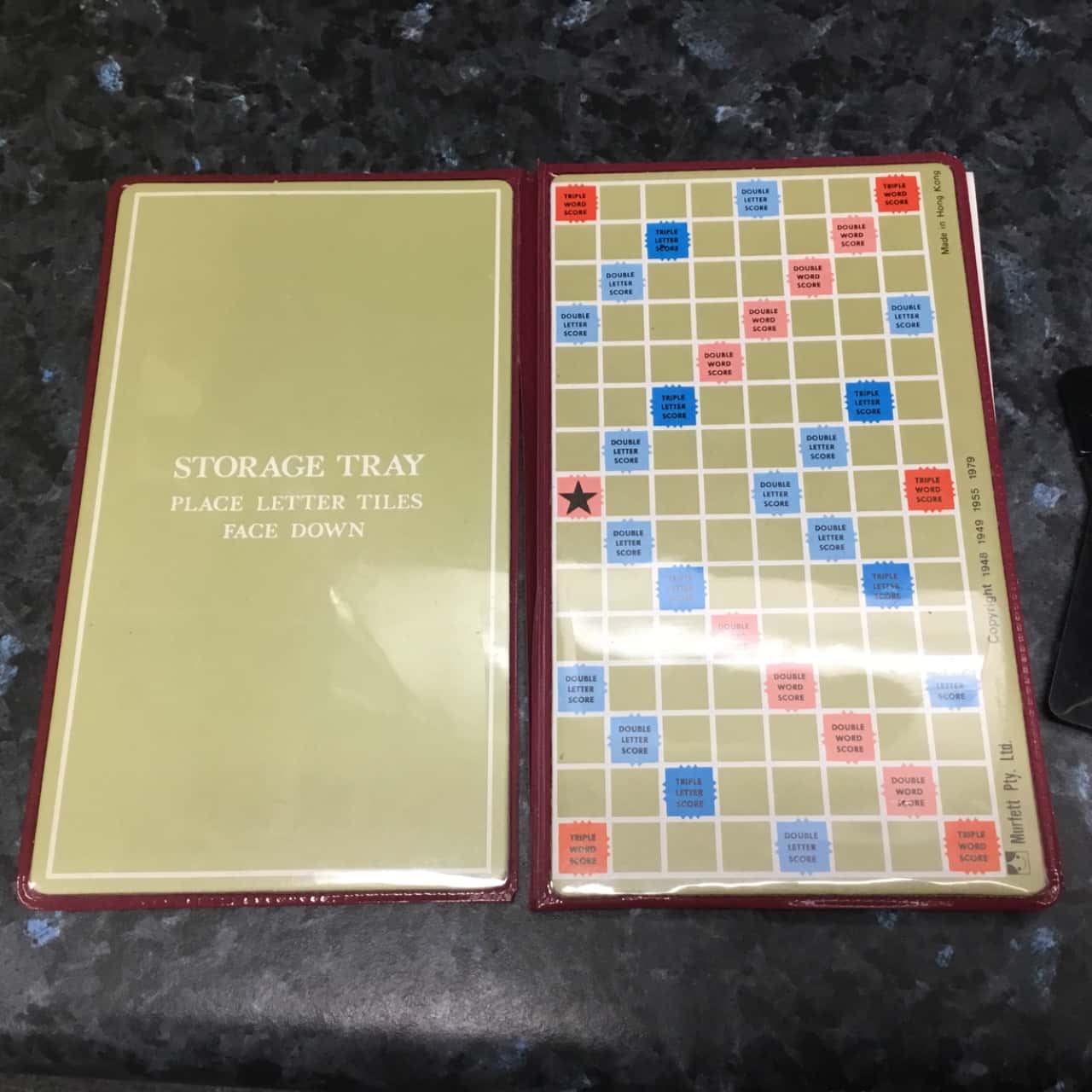 Murfett Vintage Travel Scrabble 1979 Edition(s)