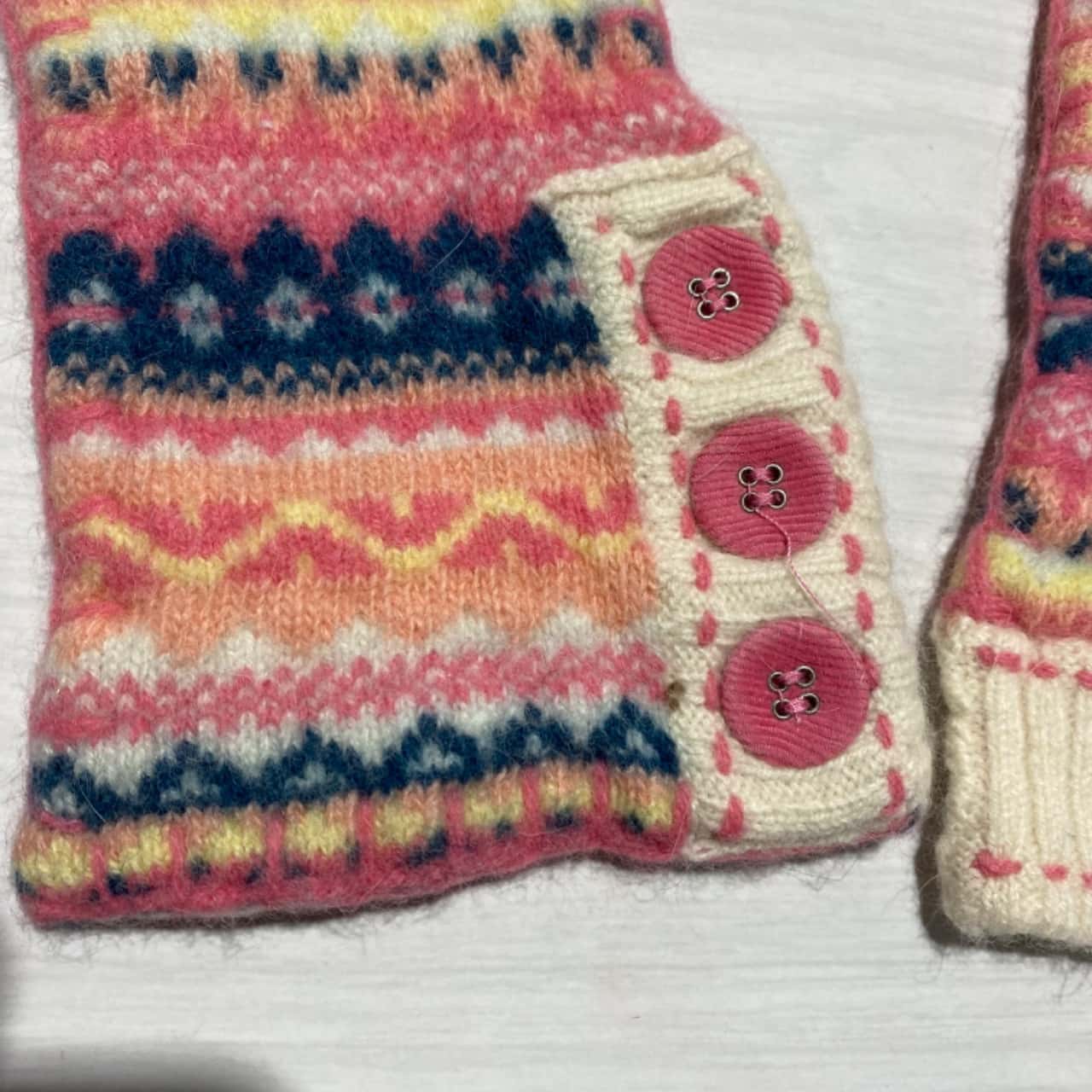 Gorgeous Run Scotty Run Angora, Lambswool Scarf Kids Multicoloured / Pink