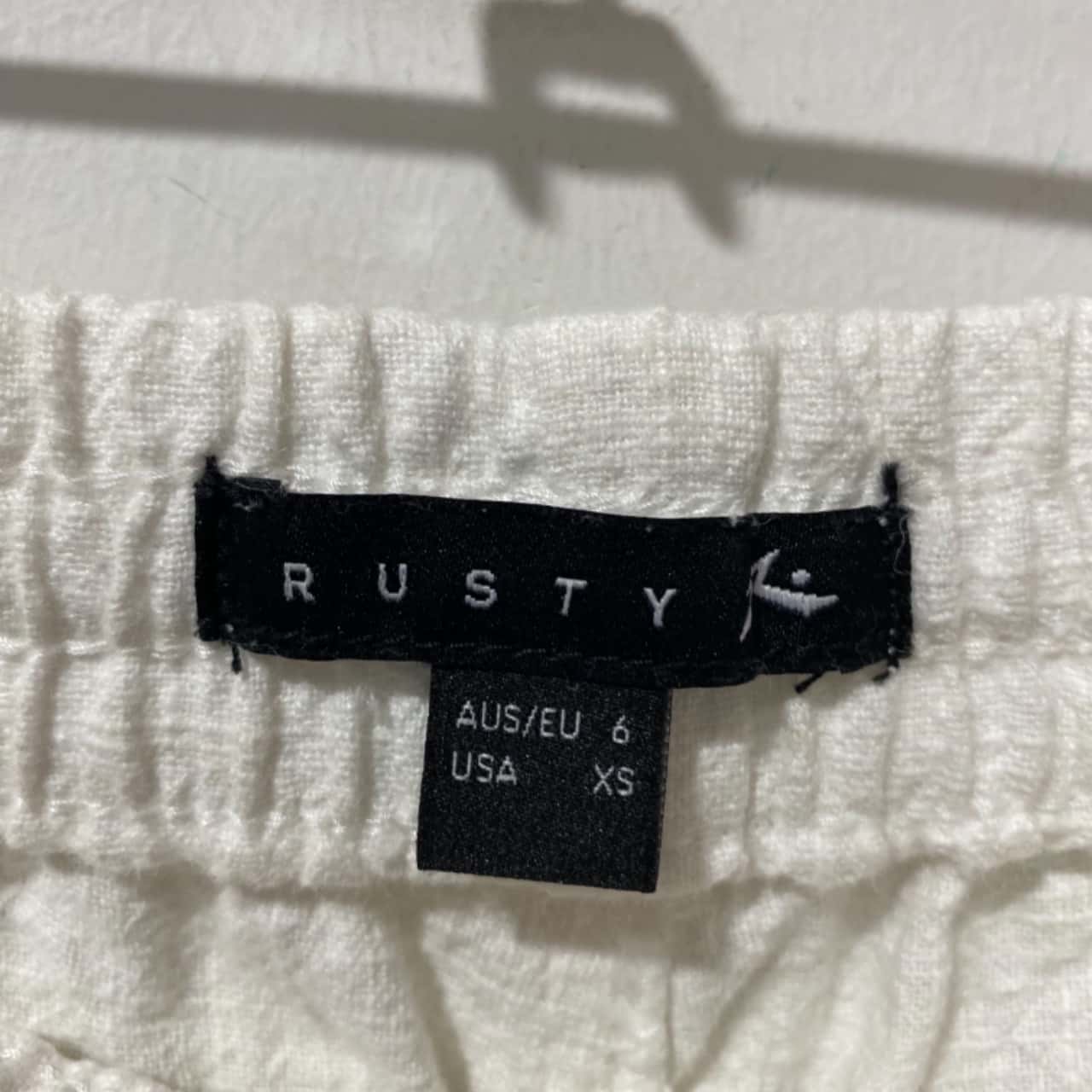 Rusty Womens Size 6 White Pants