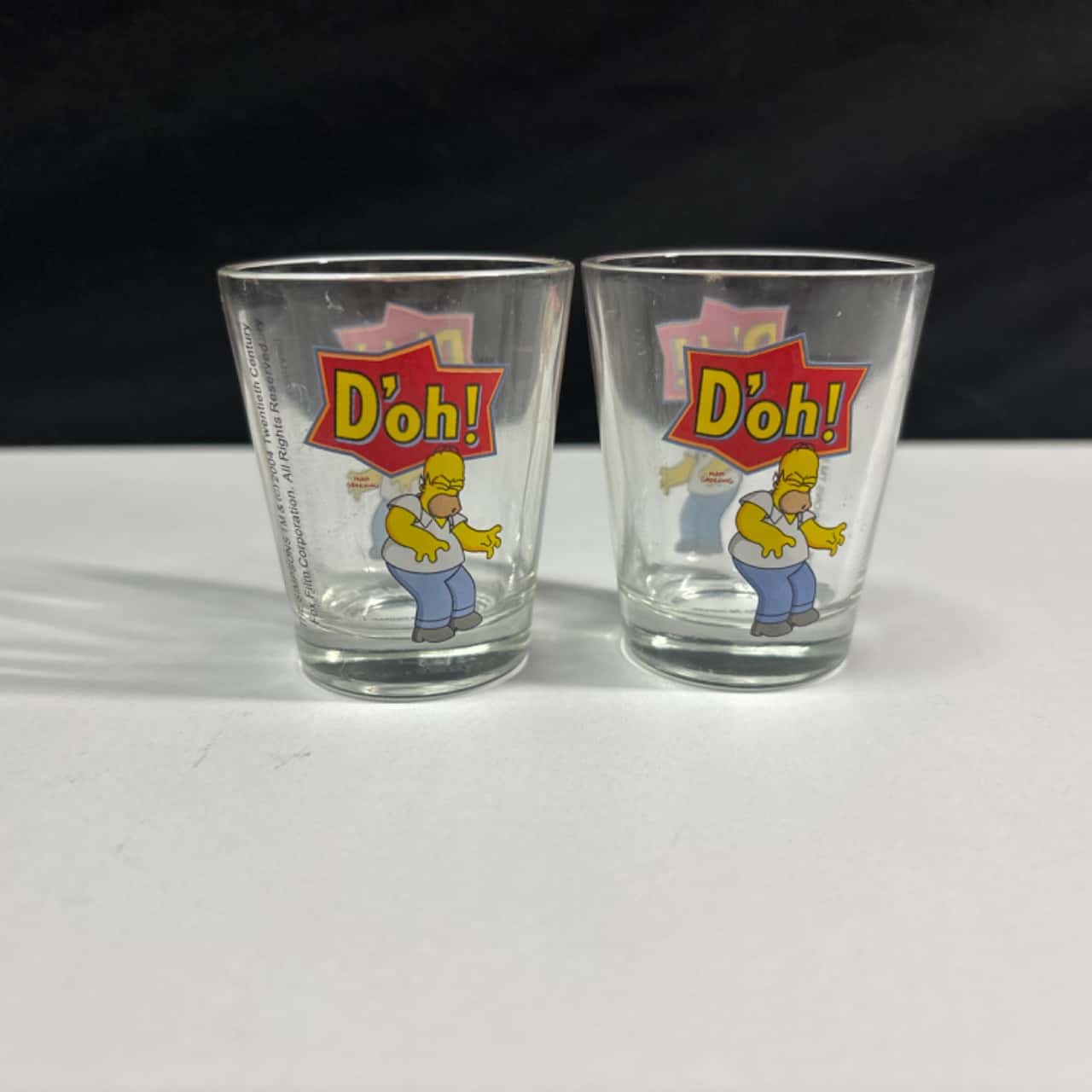 Set of five Simpson glasses bundle
