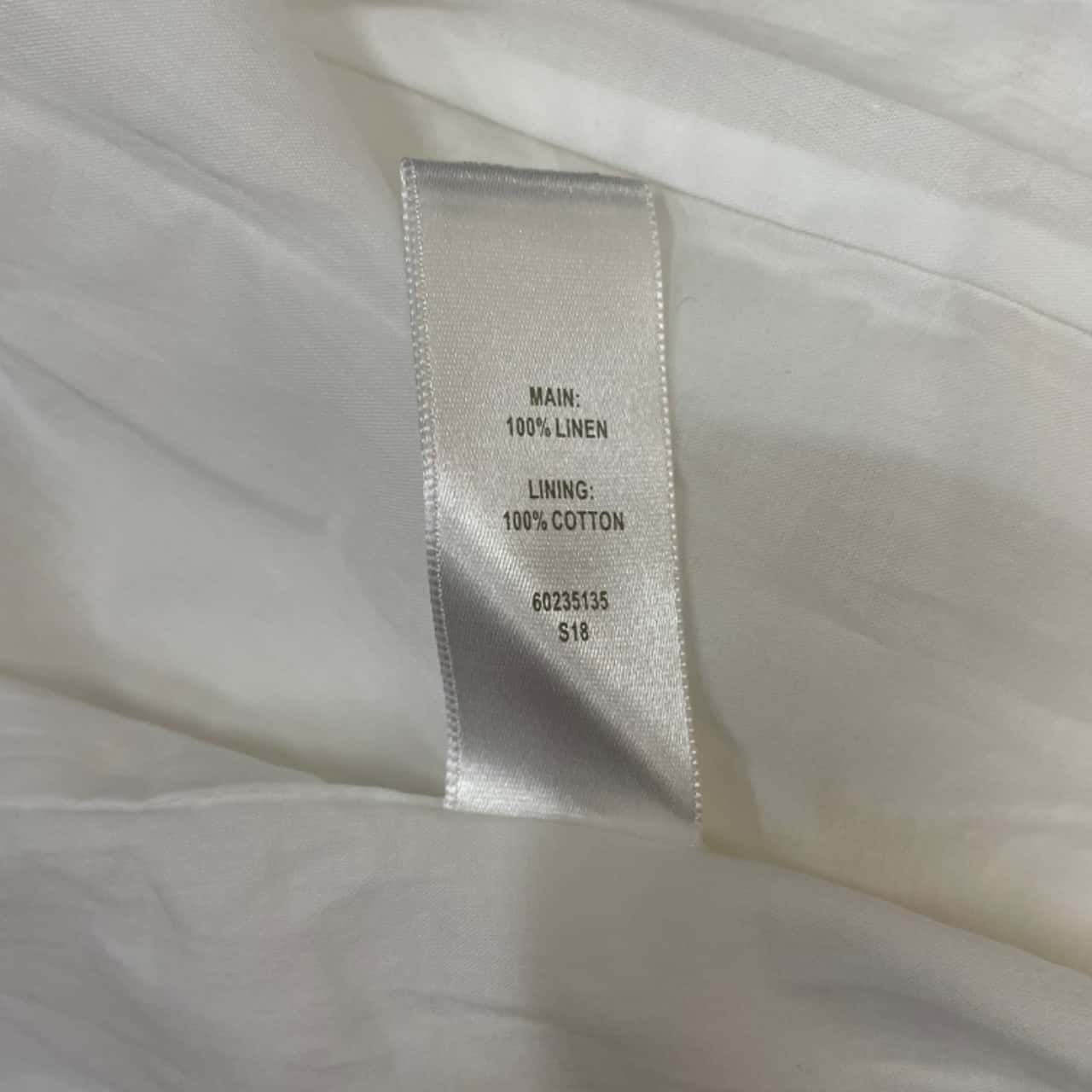 Witchery Womens Size 10 Shoestring Strap White (s)