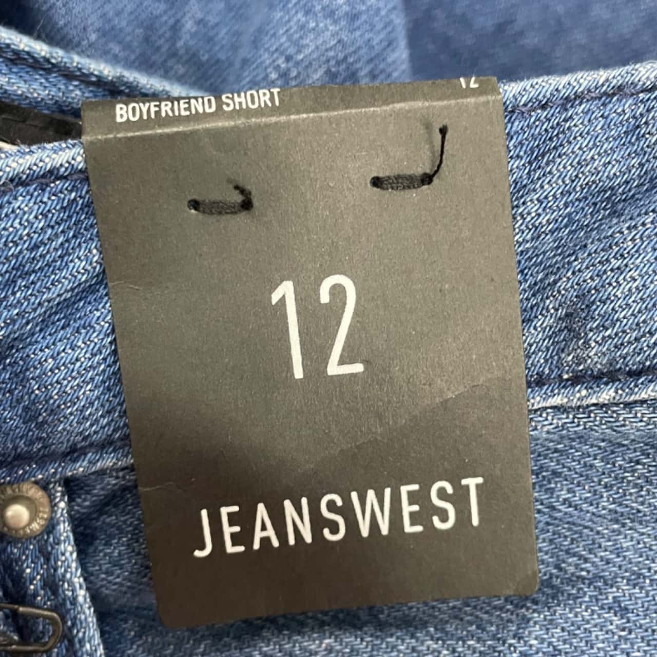 Jeanswest Womens Size 12 Denim Shorts Blue (s)