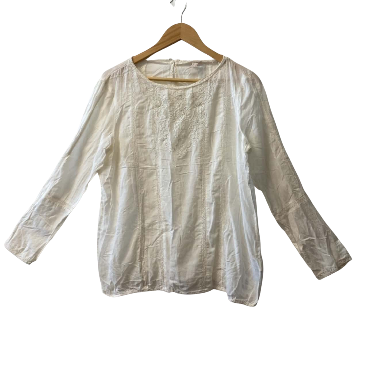 Esprit Womens Size 16 Long Sleeve Cream (s)