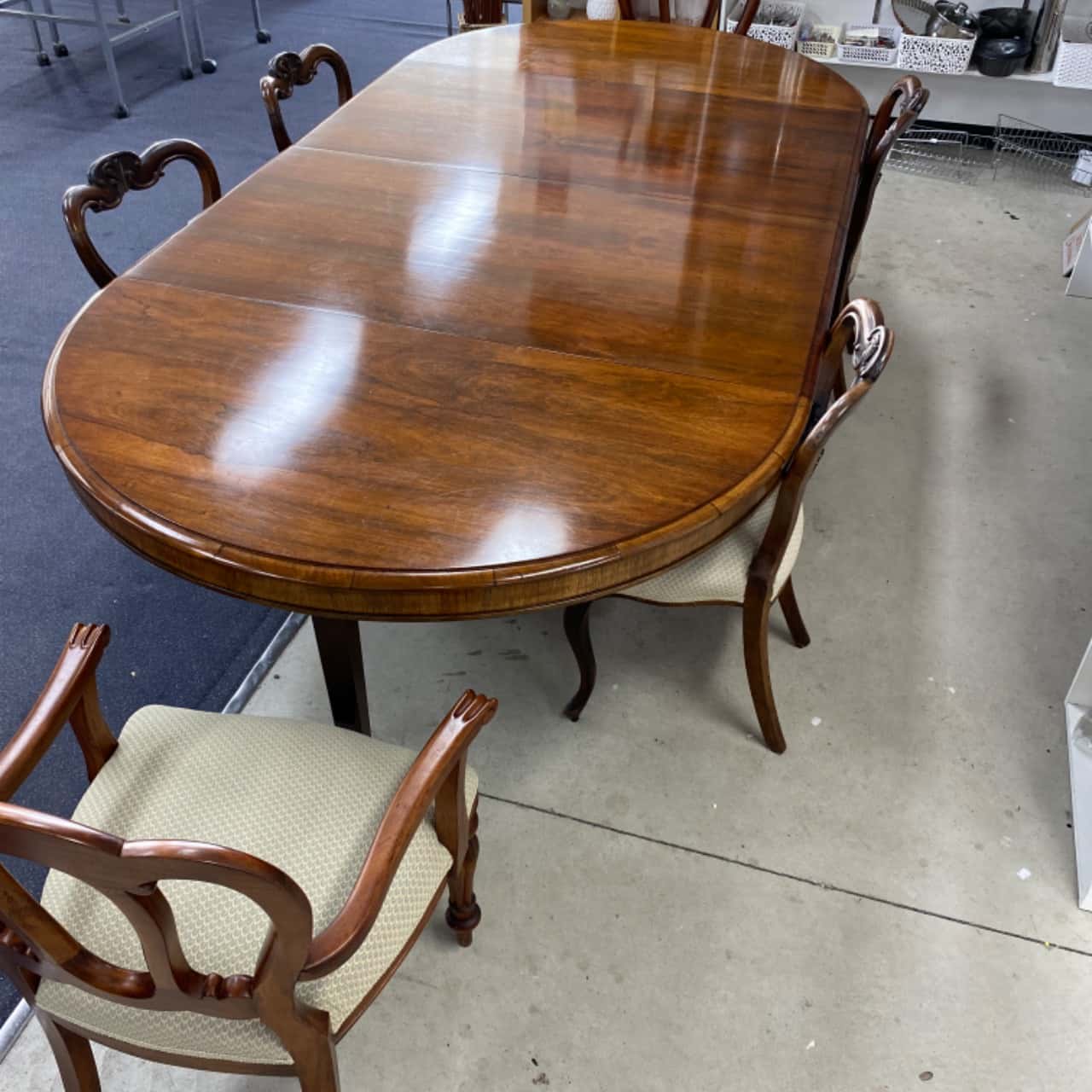 Fine Antique George IV Mahogany Pedestal Extension Dining Table ...