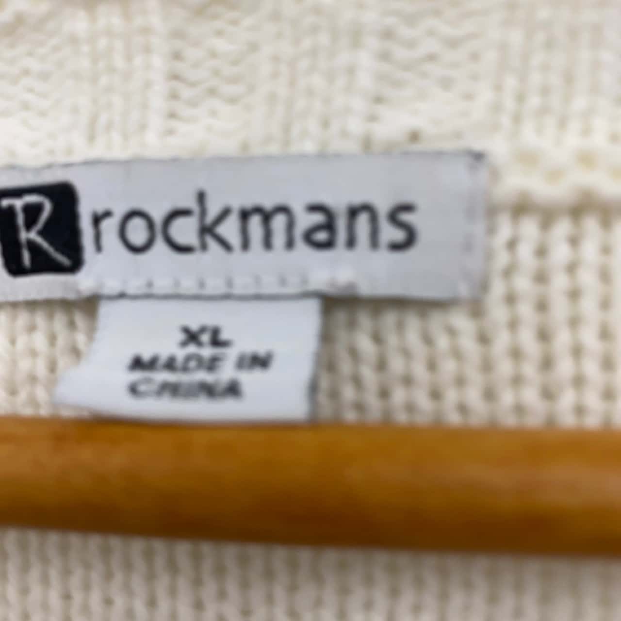Rockmans Womens Size XL Cardigans Cream / Gold (s)