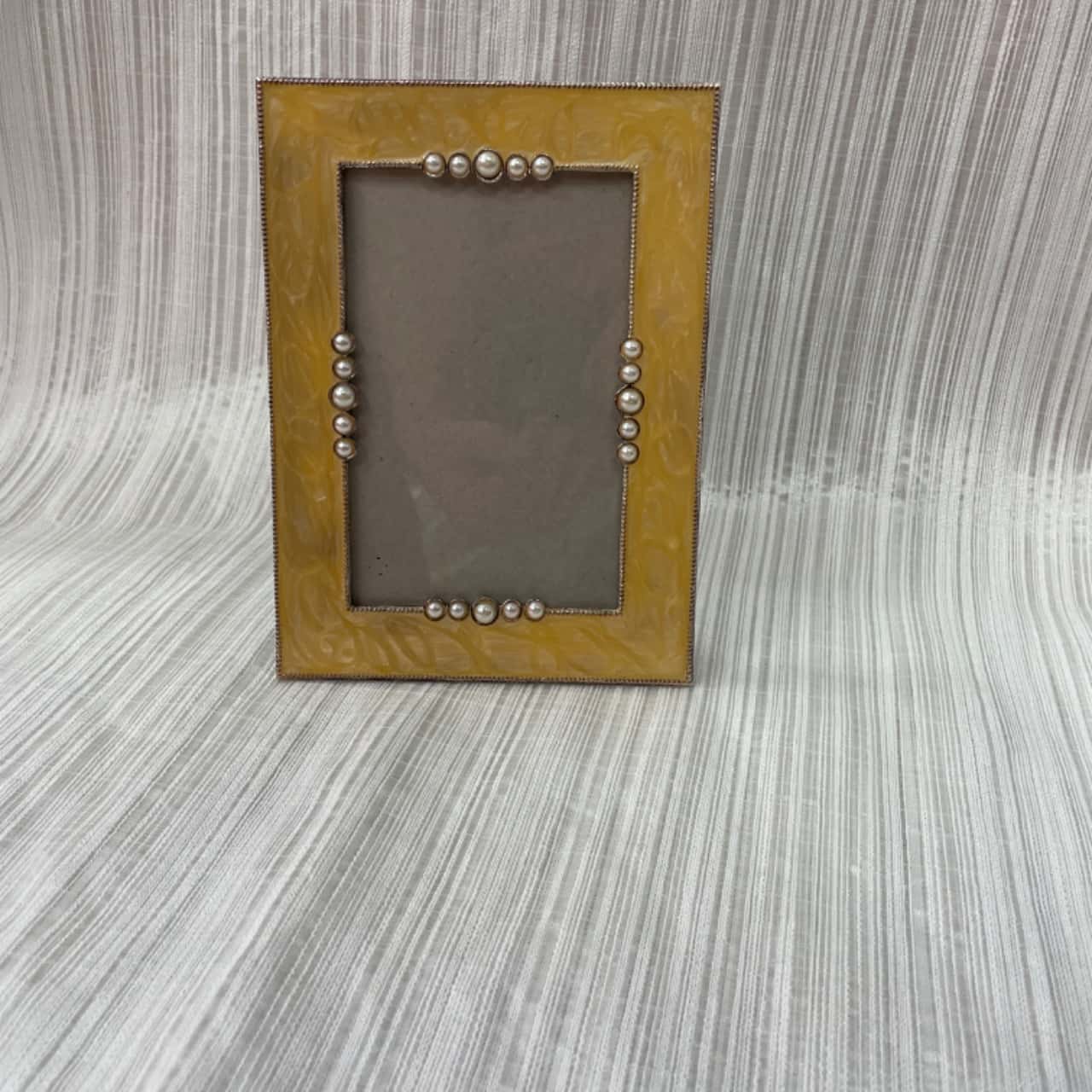 Gorgeous Swirl Heavy Weight Enamel Picture Frame with Opulent Stud ...