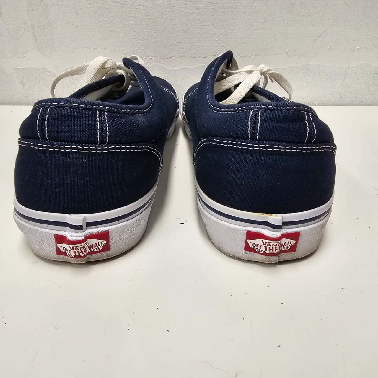 Vans Mens Size 13 (US) 106 Vulcanized Sneakers Blue (As New)(s)