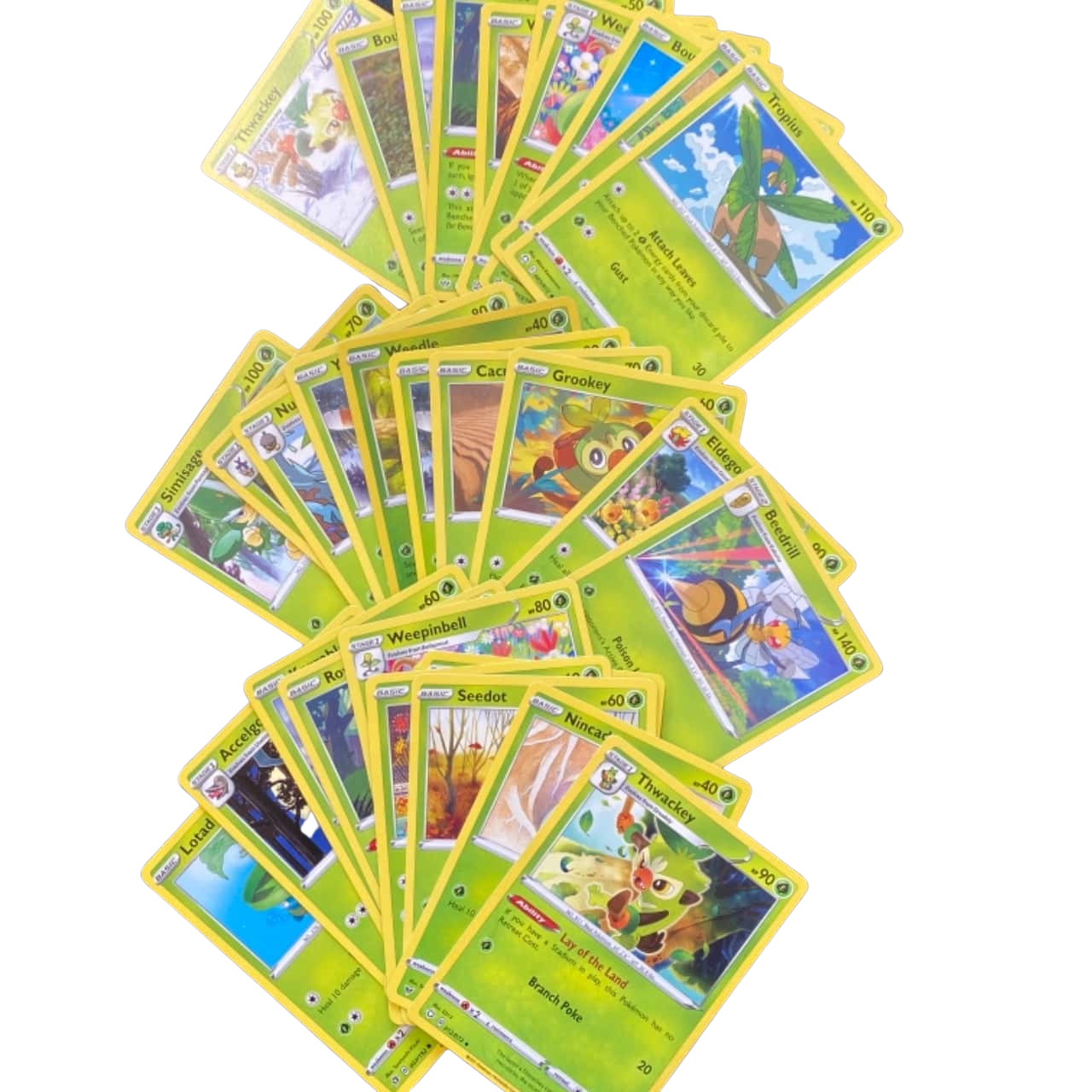 Pokemon TCG 30 Grass Cards(s)