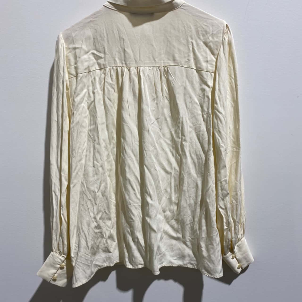 Dangerfield Womens Size 14 Button Up Cream