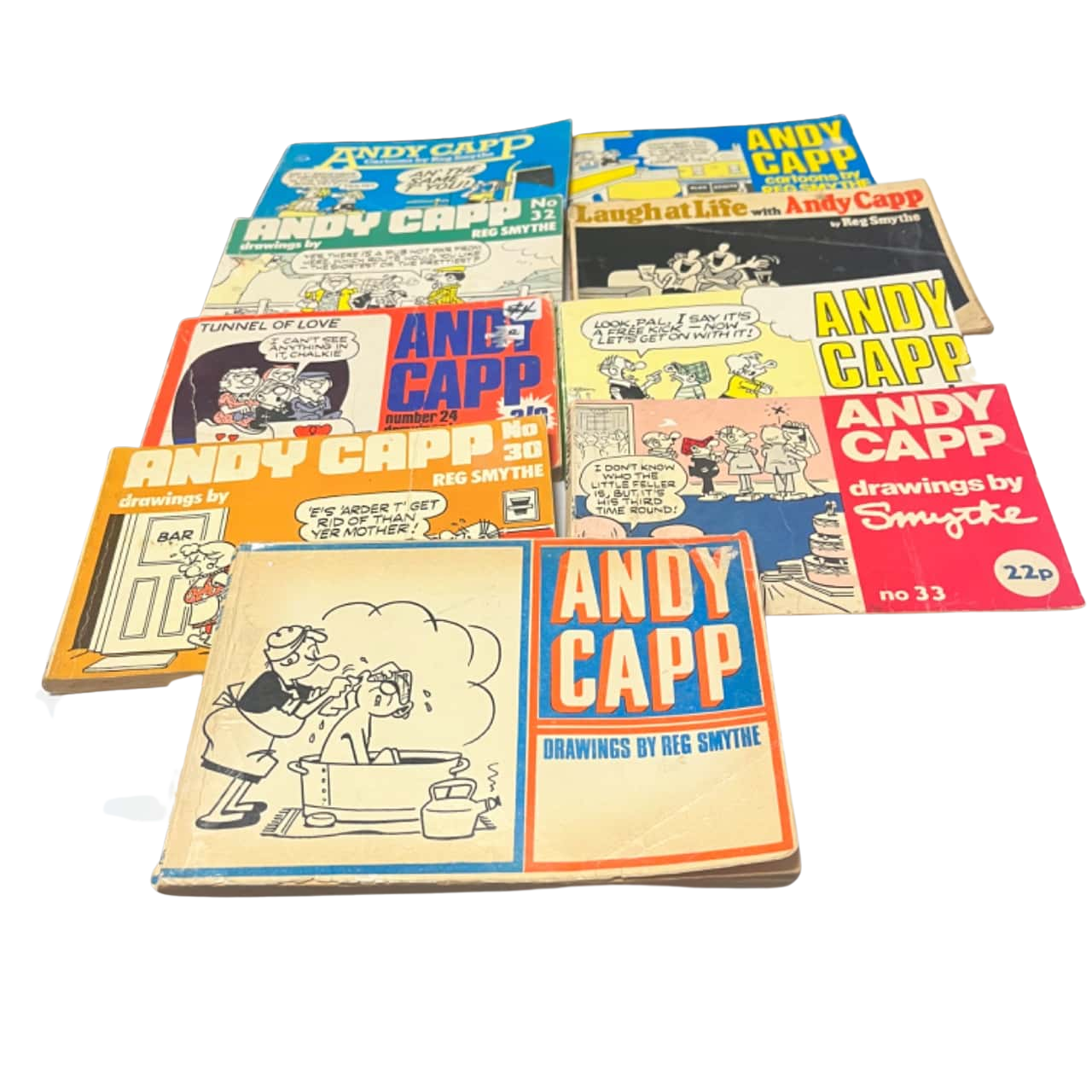Set of 9 vintage Andy Capp books