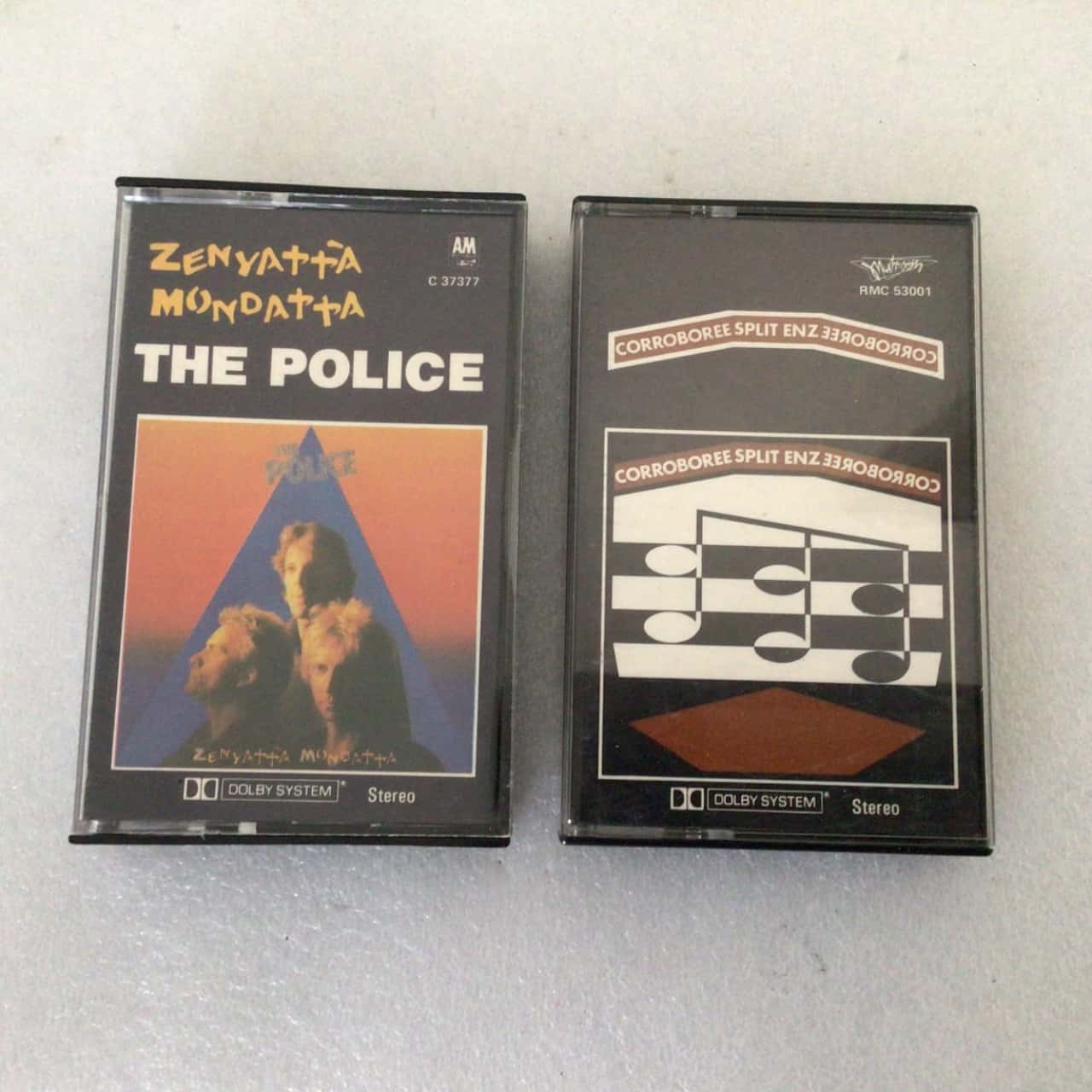 1980s Music Classic Cassettes Split Enz Corroberee & The Police ...