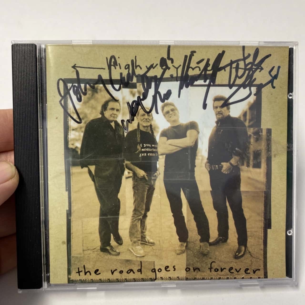 Collectible autographed CD - The highway man(s)
