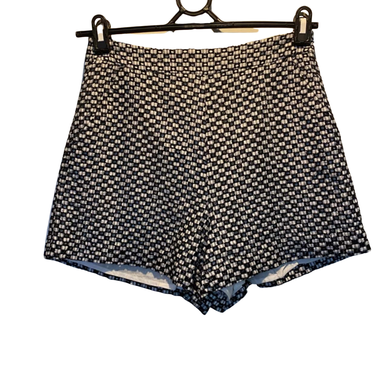 Kookai Womens Size 36 Shorts Black / White (s)