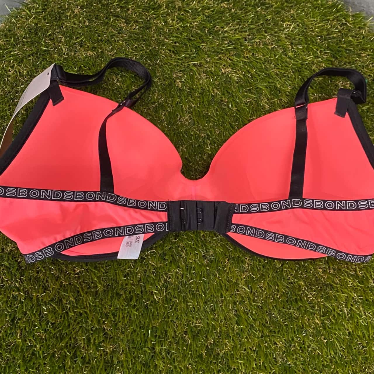 Bonds Womens Size 16 Black / Pink (s)