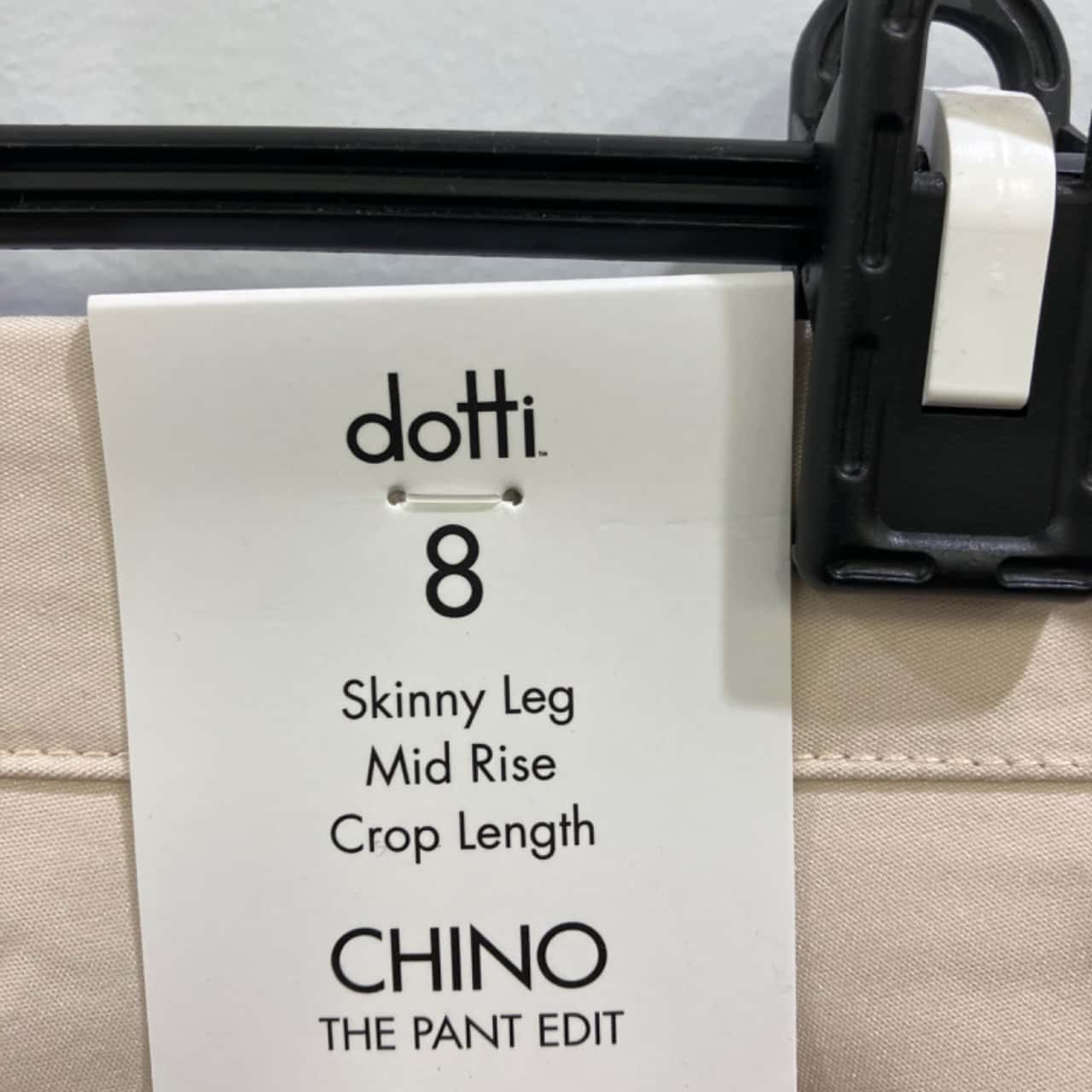 dotti Womens Size 8 Chinos Beige