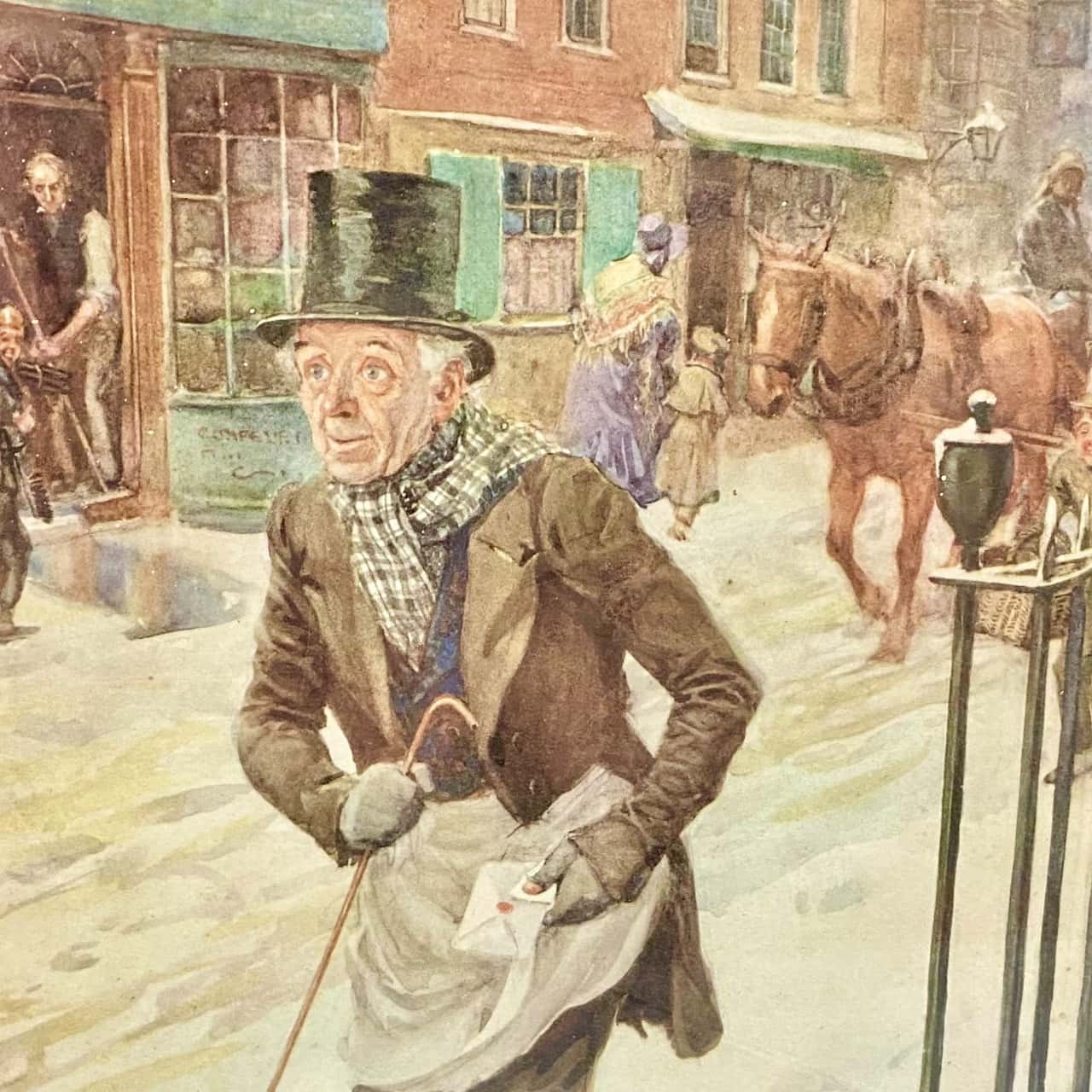 Very Old Frank Reynolds Trotty Veck 29cm x 35cm (s)