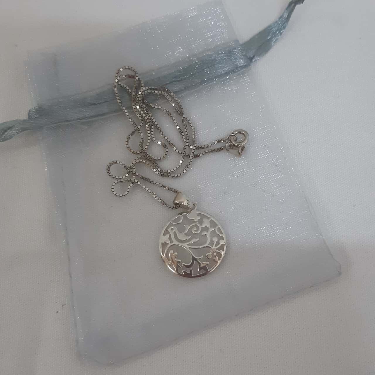 Silver 925 Bird Pendant On 925 Chain