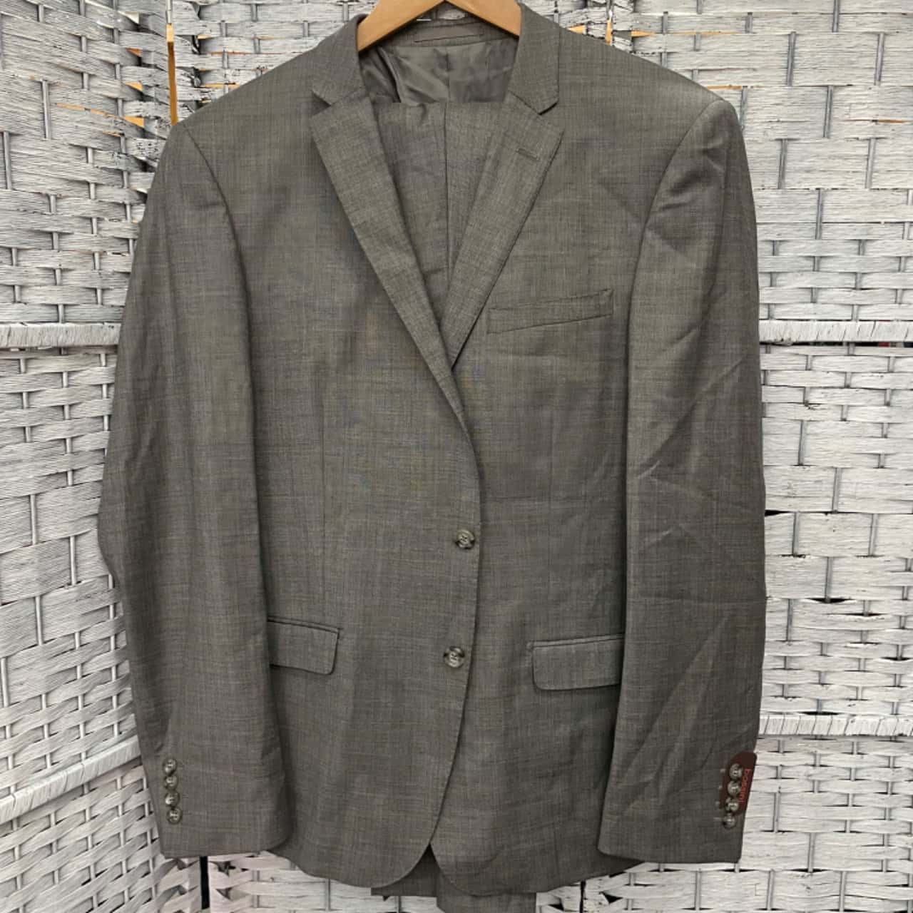 bossini Mens Size 112 / 92 Grey Suit(s)
