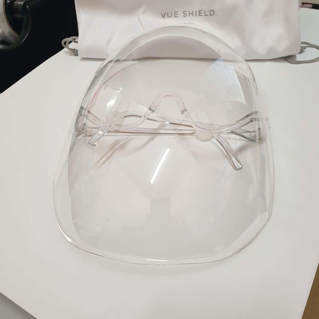 Vue Clear Face Shield by Joe Doucet in box
