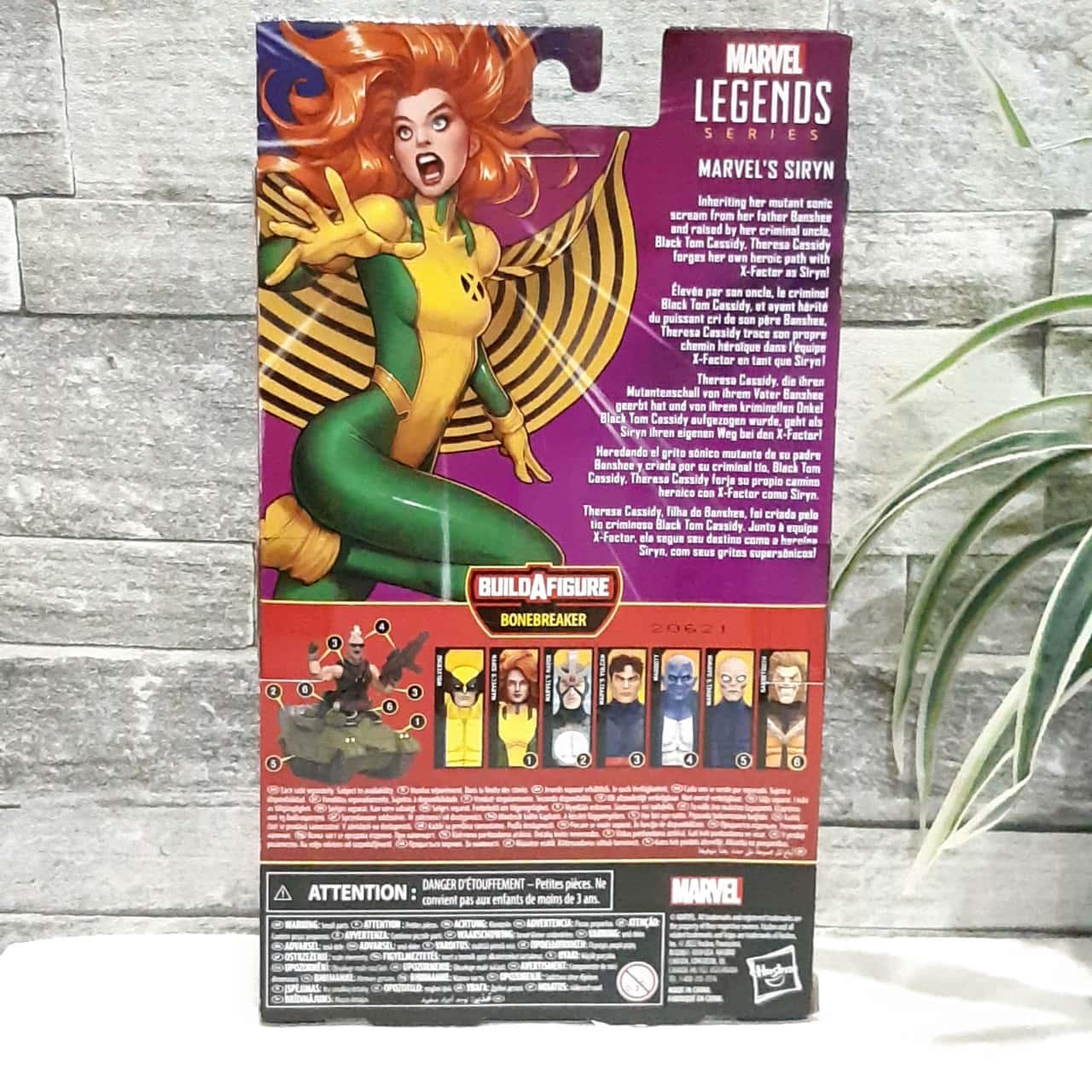 Hasbro Marvel Legends Series Build A Figure X-Men Marvel's Siryn