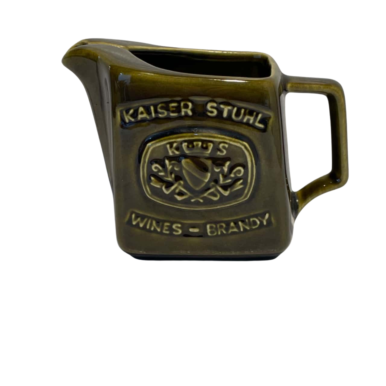 Kaiser Stuhl, Australia. Brandy Jug. Green (s) - Used Good | Salvos Stores