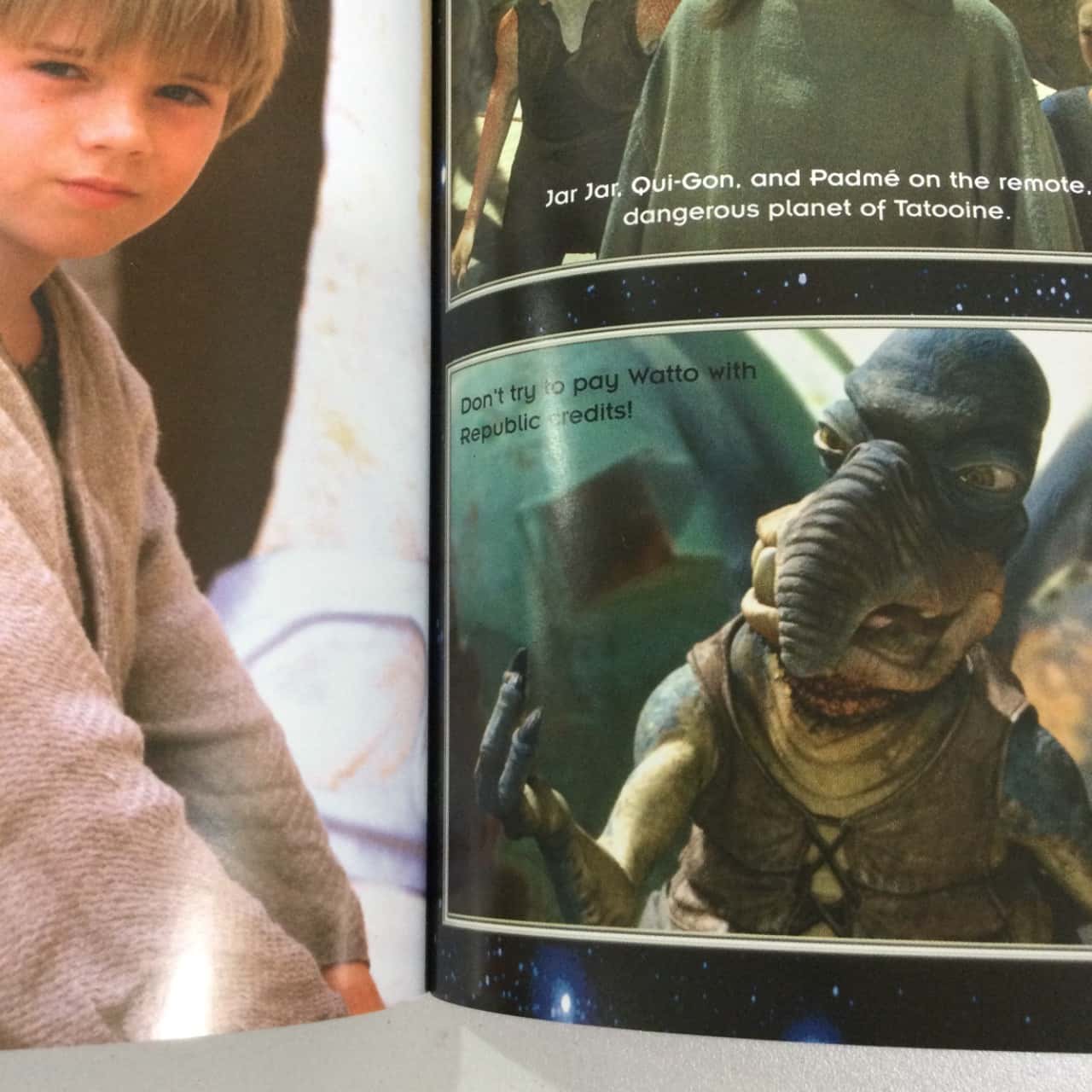 Star Wars, EPI 1, The Phantom Menace, Book