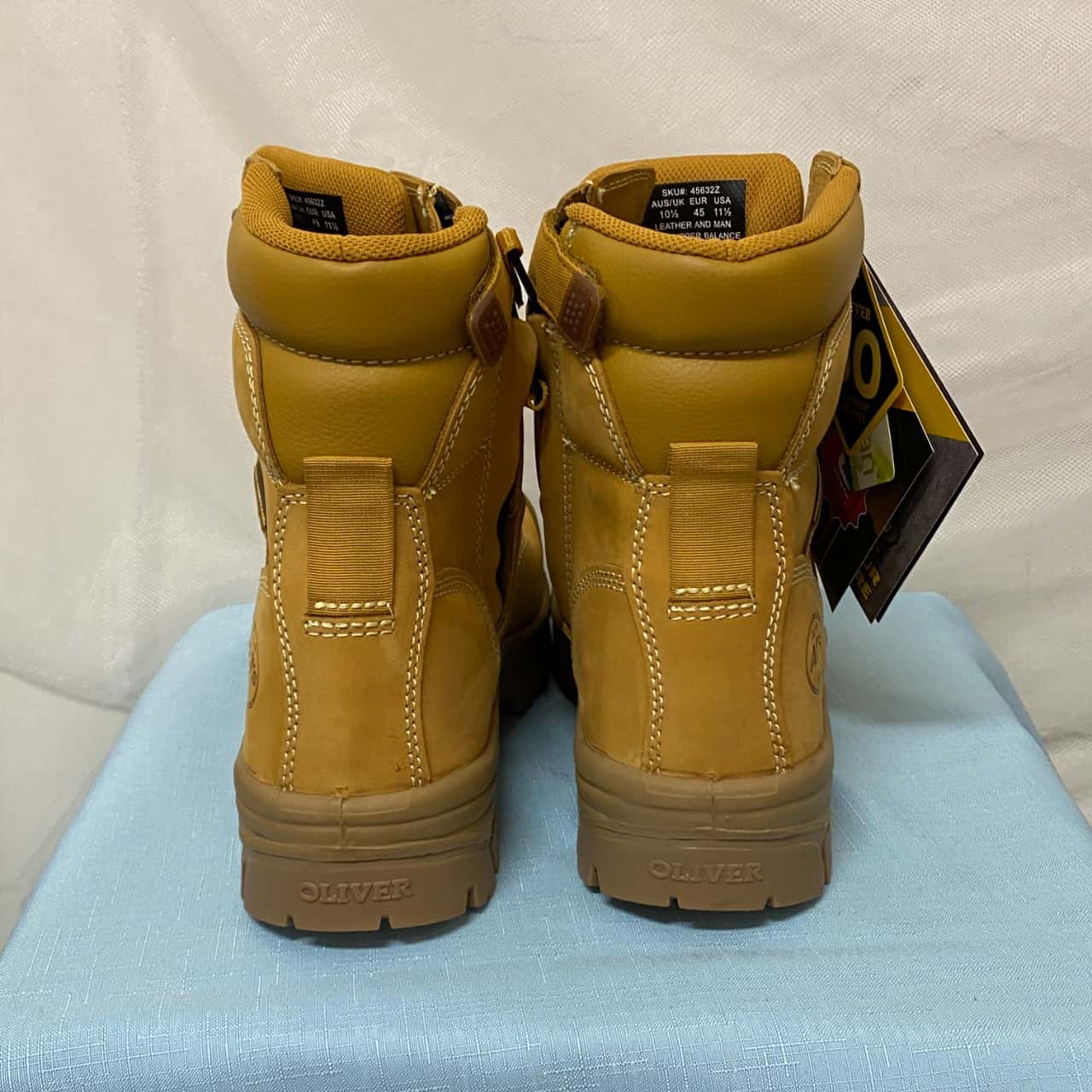 Oliver AT'S All Terrain Mens Size 10.5 AUS/UK Work Boots Brown/Wheat Colour