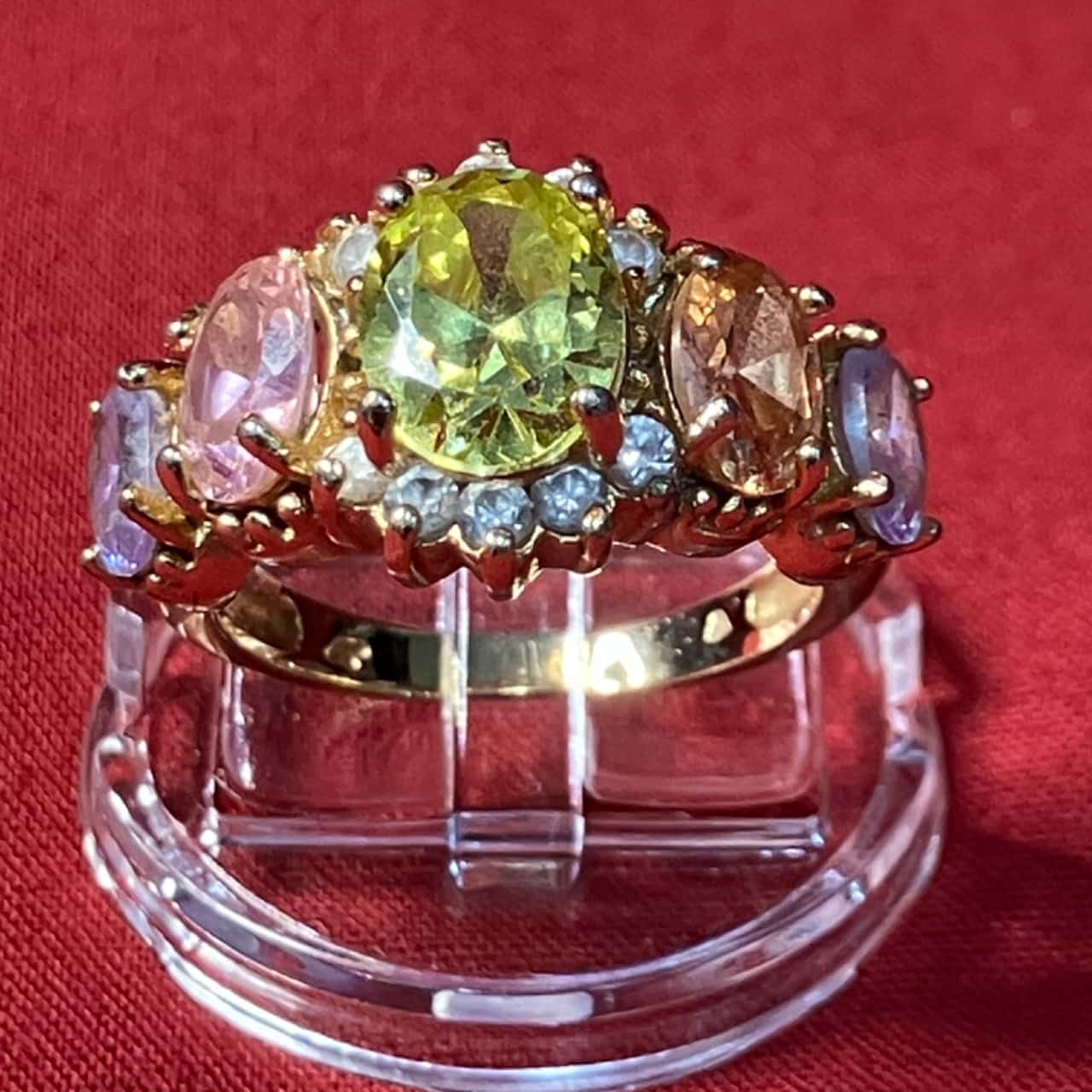 Women's multi coloured Gems Dress Ring (s)