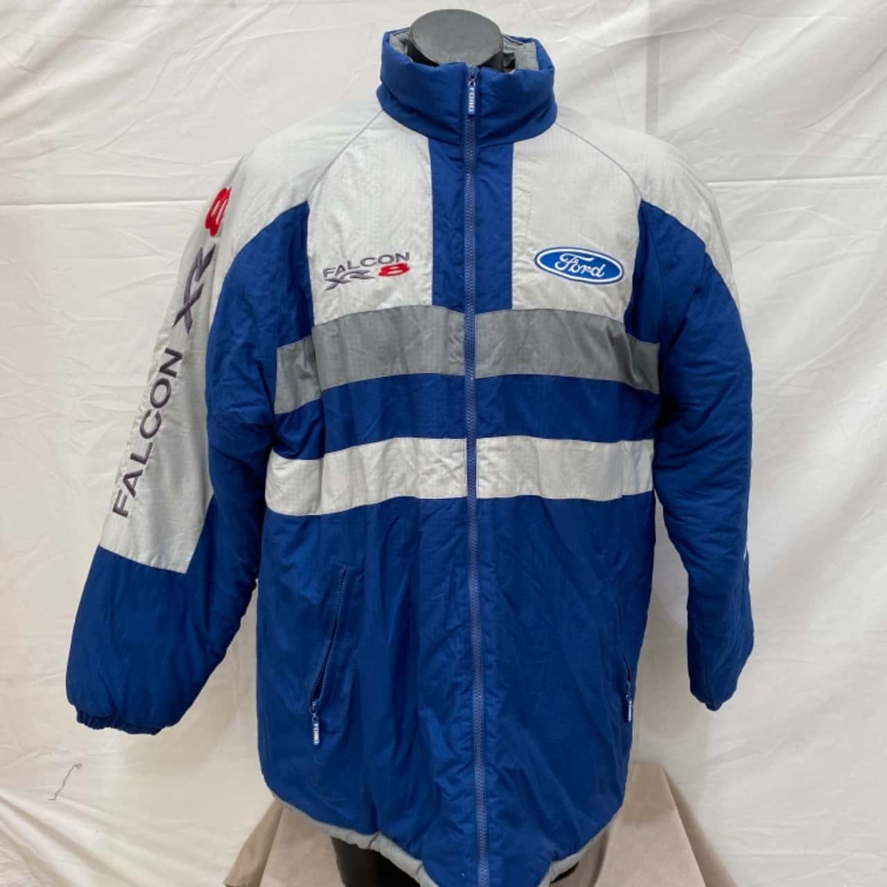 Other Mens Size XL Raincoat Blue/Grey/White Ford Falcon XR8(s)
