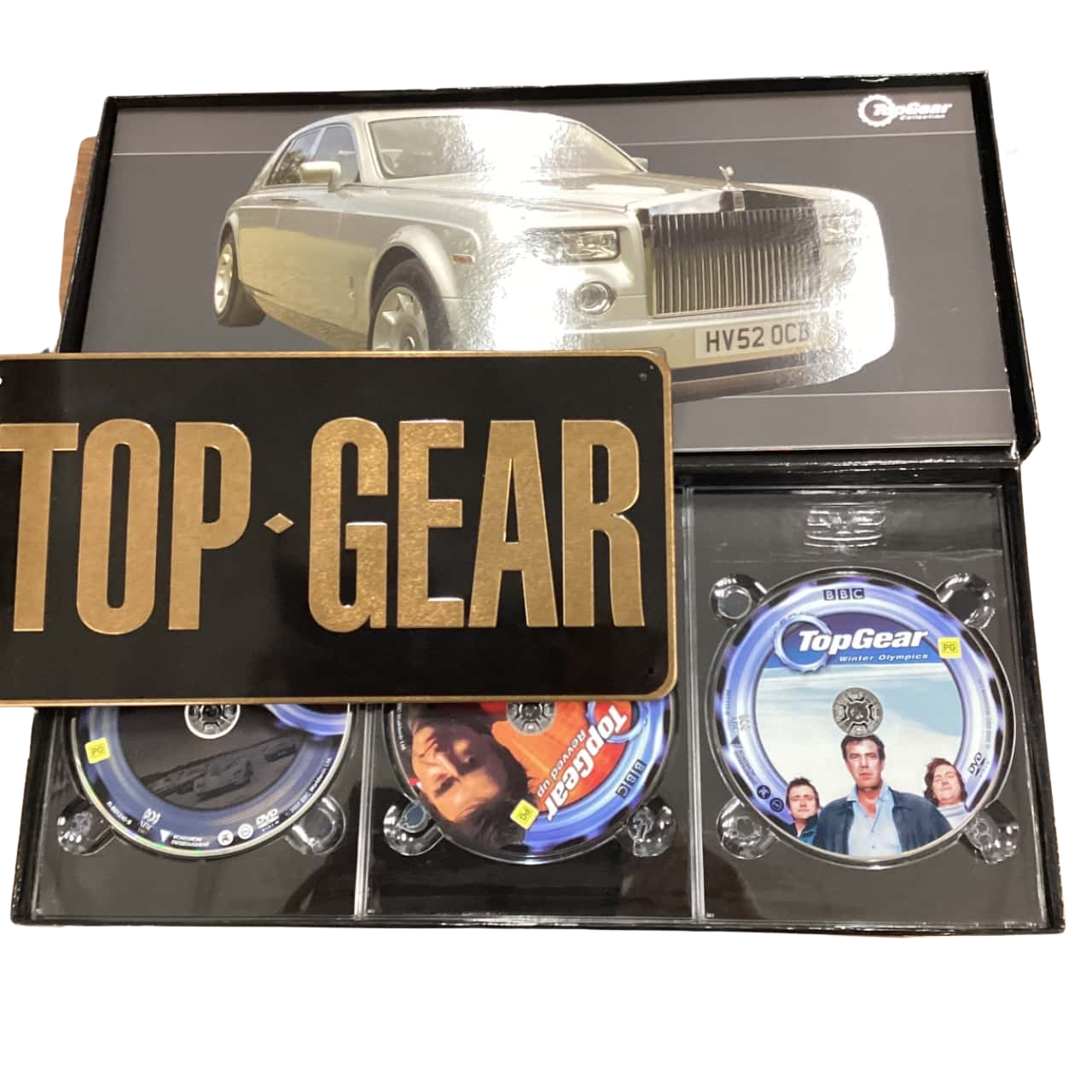 As New Top Gear 3 DVDs, Prints and License Plate Gift Set(s)