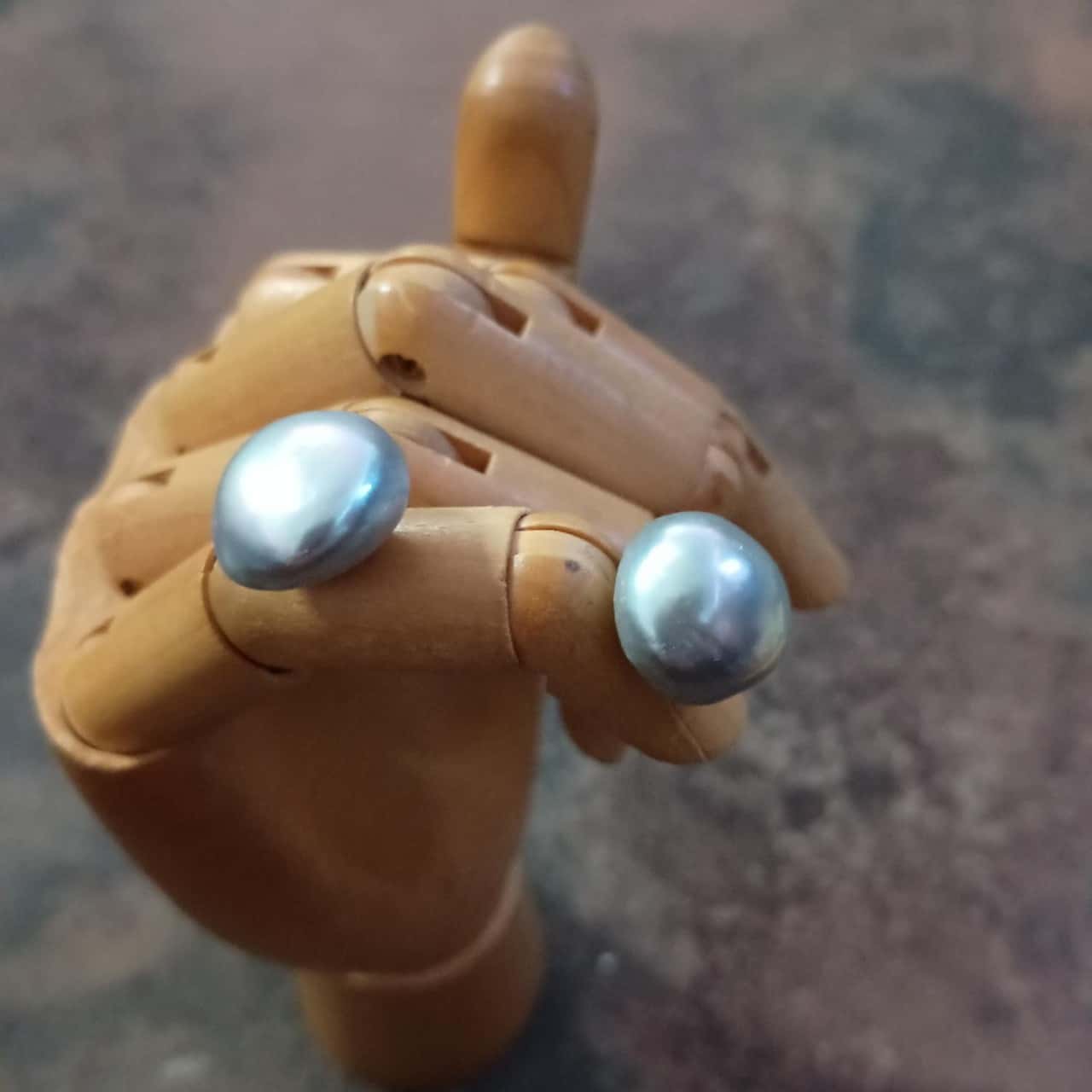 Freshwater Pearl Earrings Stamped 'S925' (25)(s)