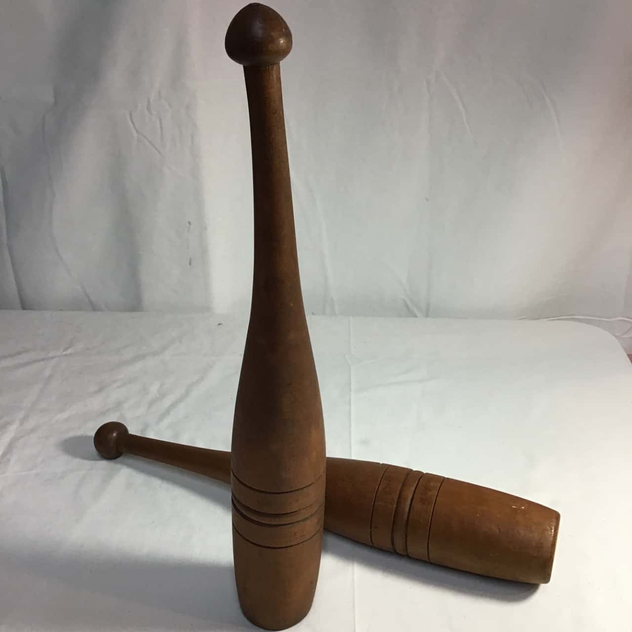 Vintage Wooden Indian Clubs 1920s