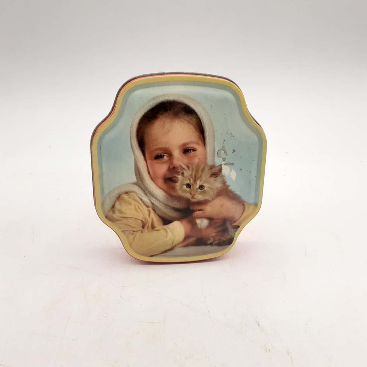 Vintage Mid Century Retro Sweet/Lollies Tins, Bunny, Cat Dog & Children ...