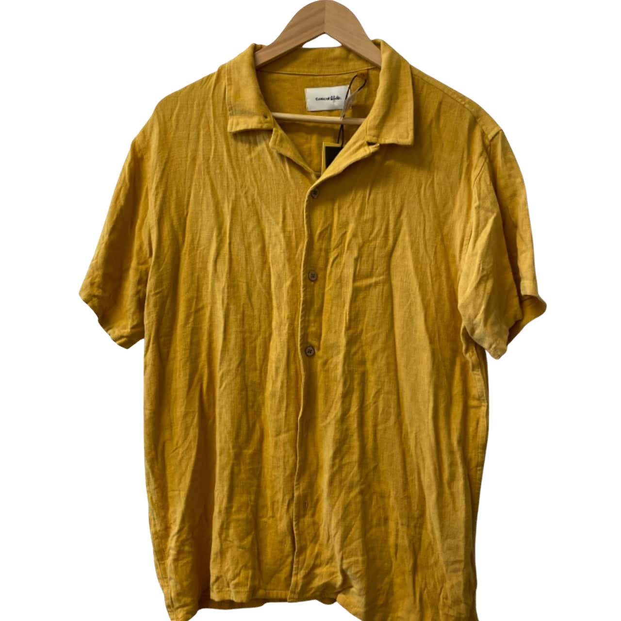 Critical Slide Ernie Linen Mens Size XL Short Sleeve Butter Shirt(s)