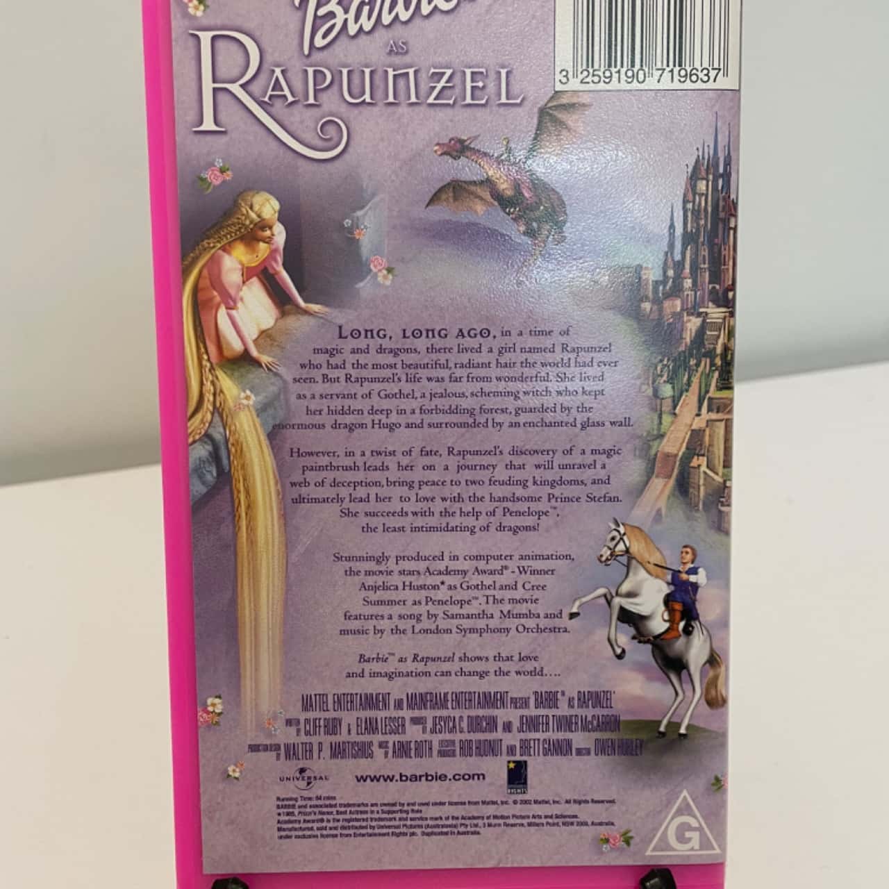 Barbie Rapunzel VHS
