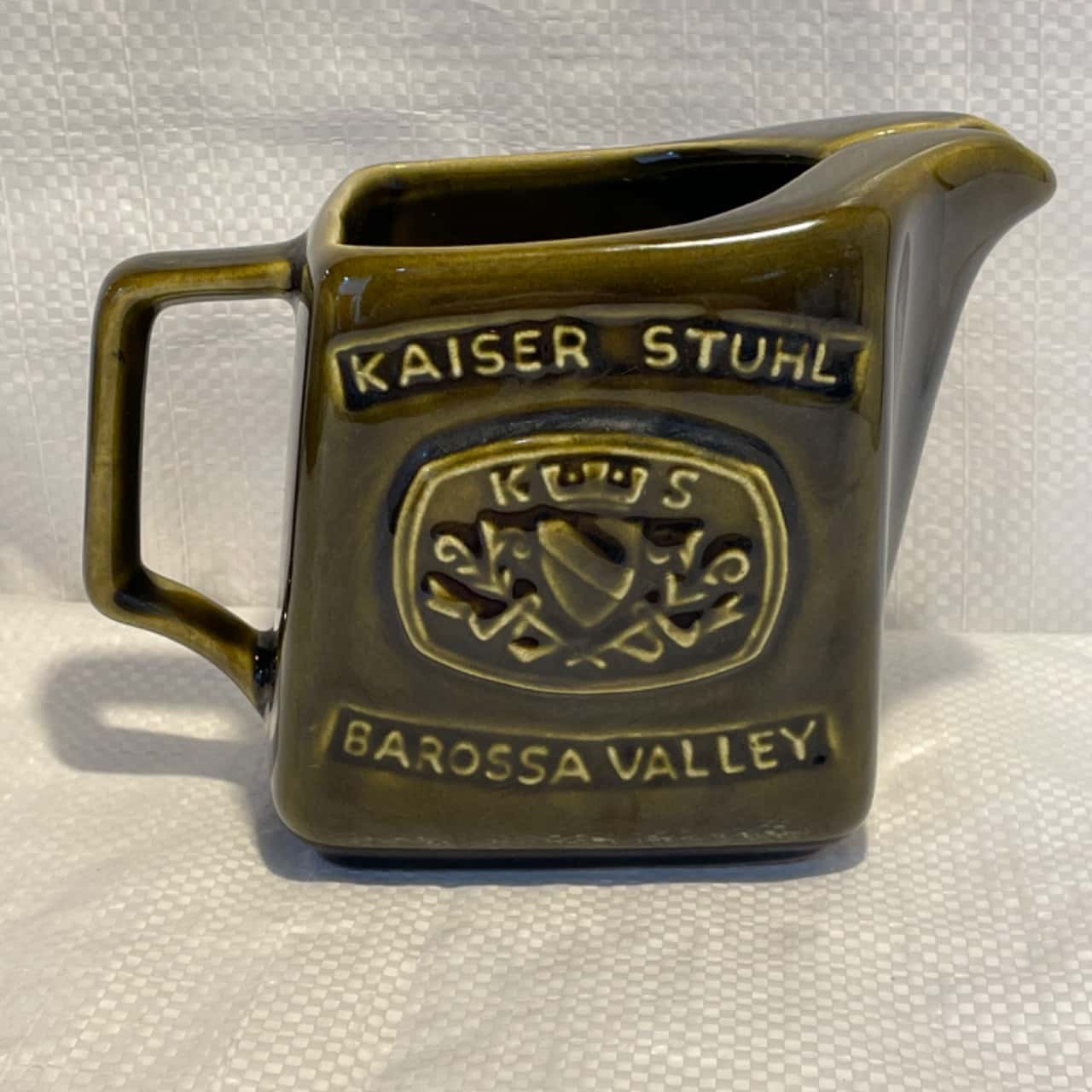 Kaiser Stuhl, Australia. Brandy Jug. Green (s) - Used Good | Salvos Stores