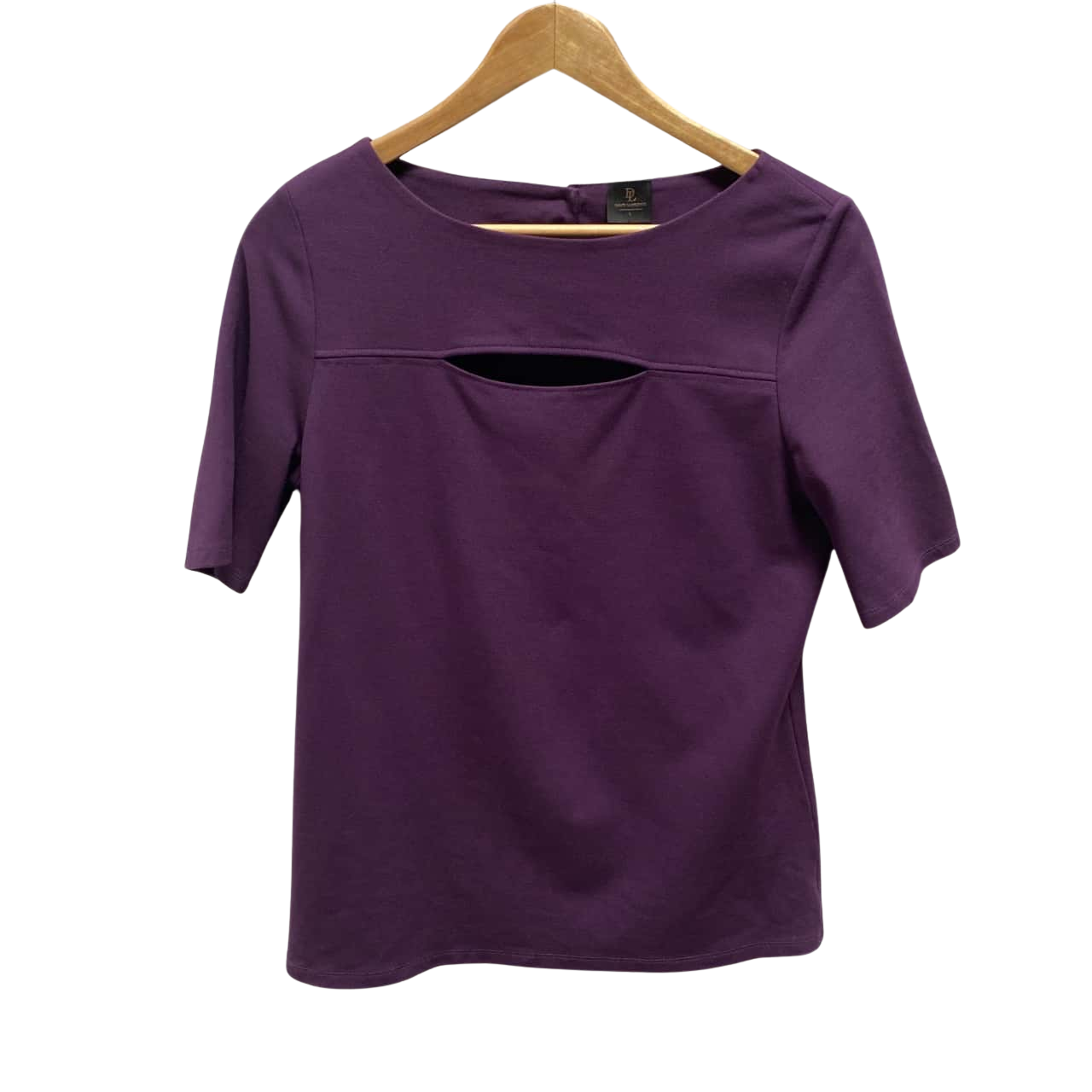 David Lawrence Womens Size L Purple Top
