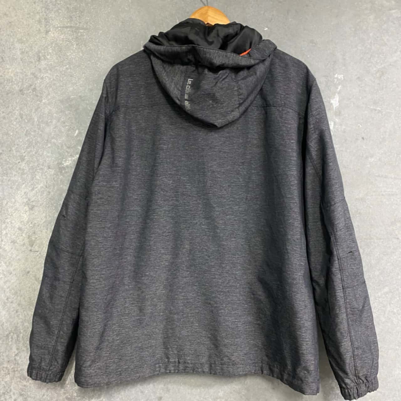 LeCaf Sports Mens Size 105 Front Zipper / Hood Jacket Green