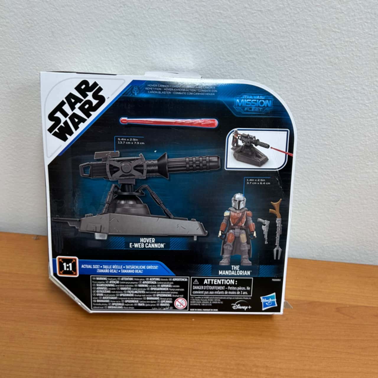 NEW - Star Wars Mission Fleet Hover E-Web Cannon Mandalorian(s)