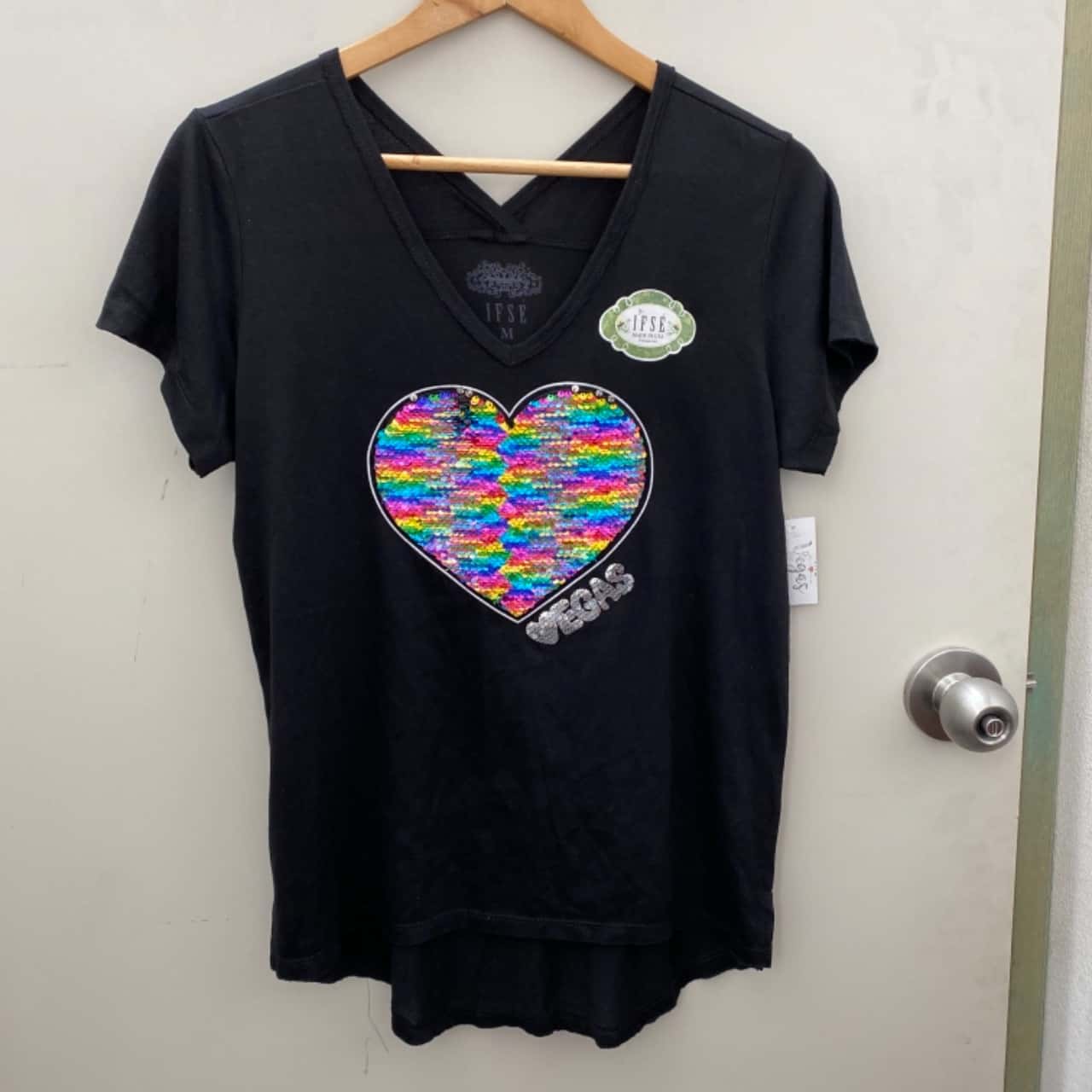 Other Womens Size M T-shirts Black (s)