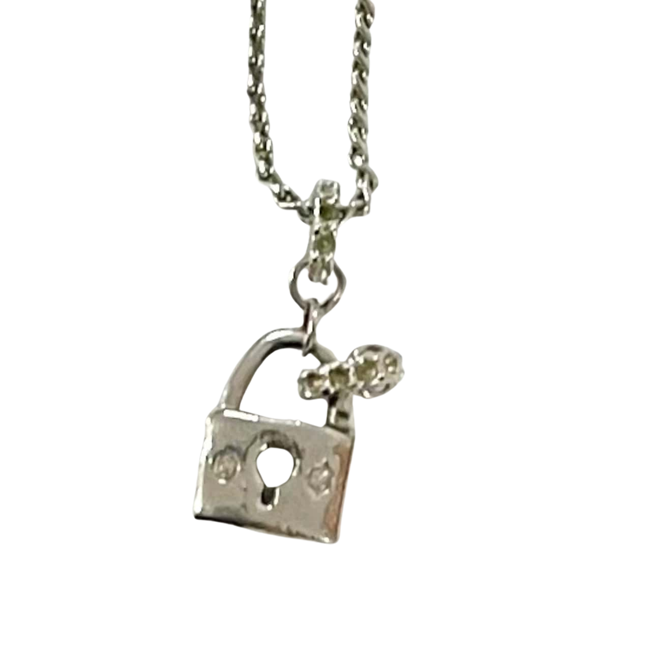 Swarovski Padlock Pendant on Chain (s)