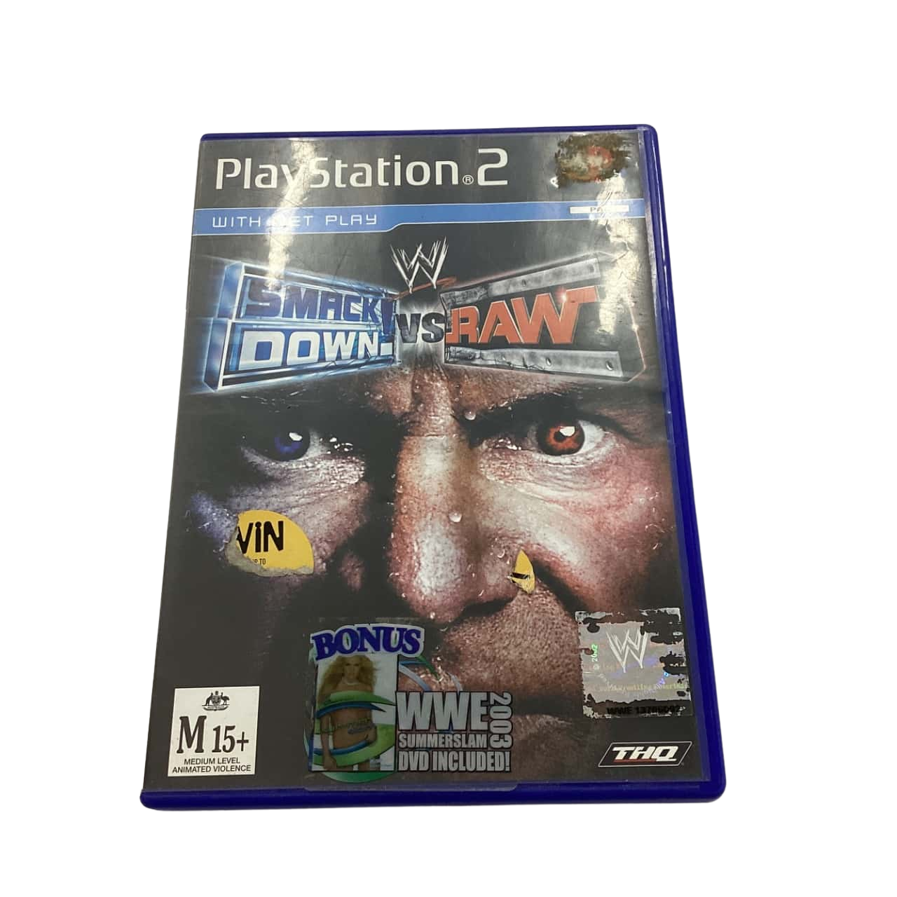 PS2 - Smack Down Vs. RAW standard edition game (s)