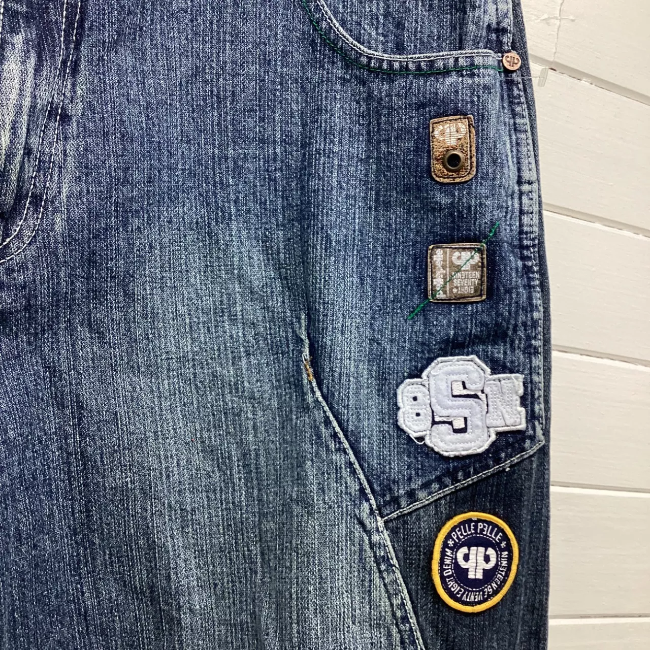Pelle Pelle Men’s Vintage Y2K Baggy Utility Jeans Size 34 - Used Very ...