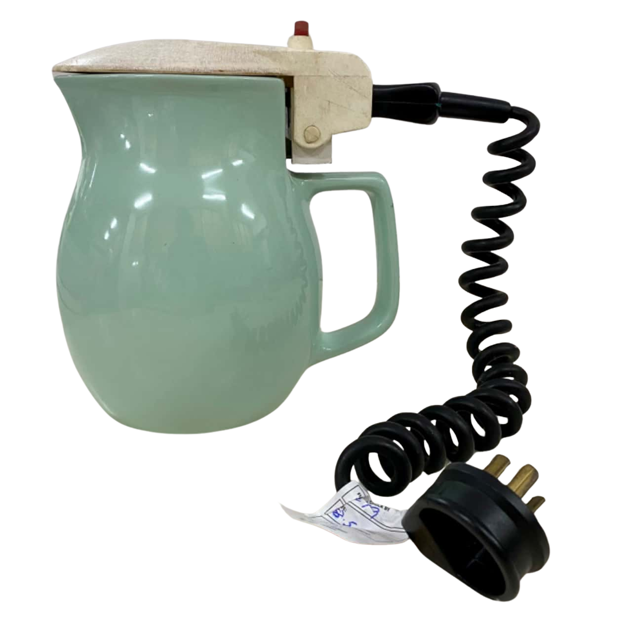 Vintage Ceramic Kettle Jug with Lead