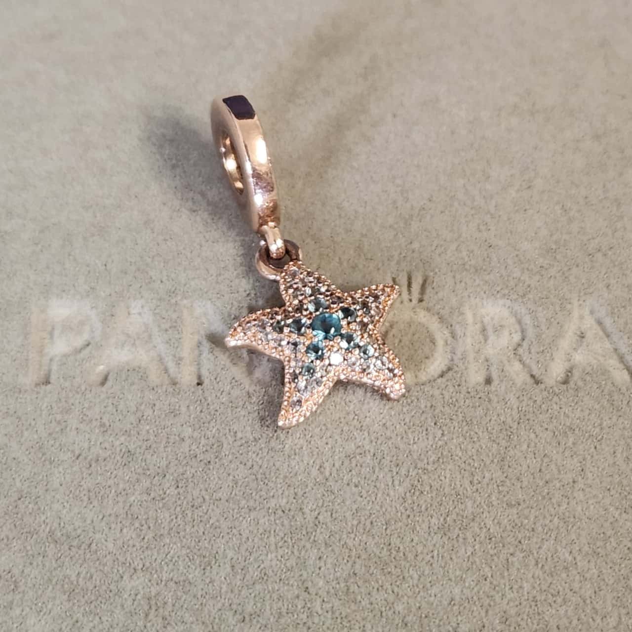 Pandora - Sparkling Starfish Dangle - Pandora Rose ™ Gold (s)