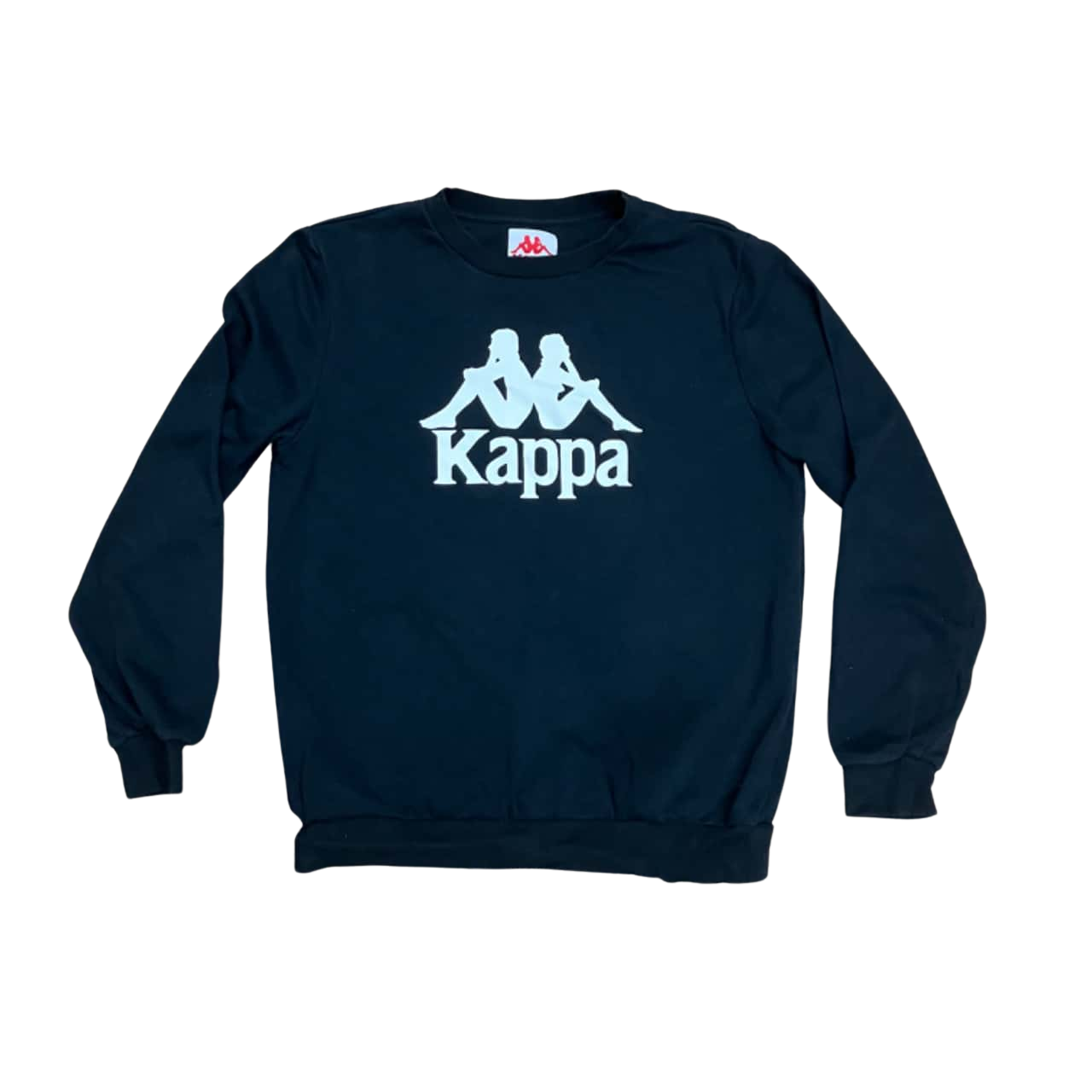 Kappa Unisex Size L Crew Neck Black (s)