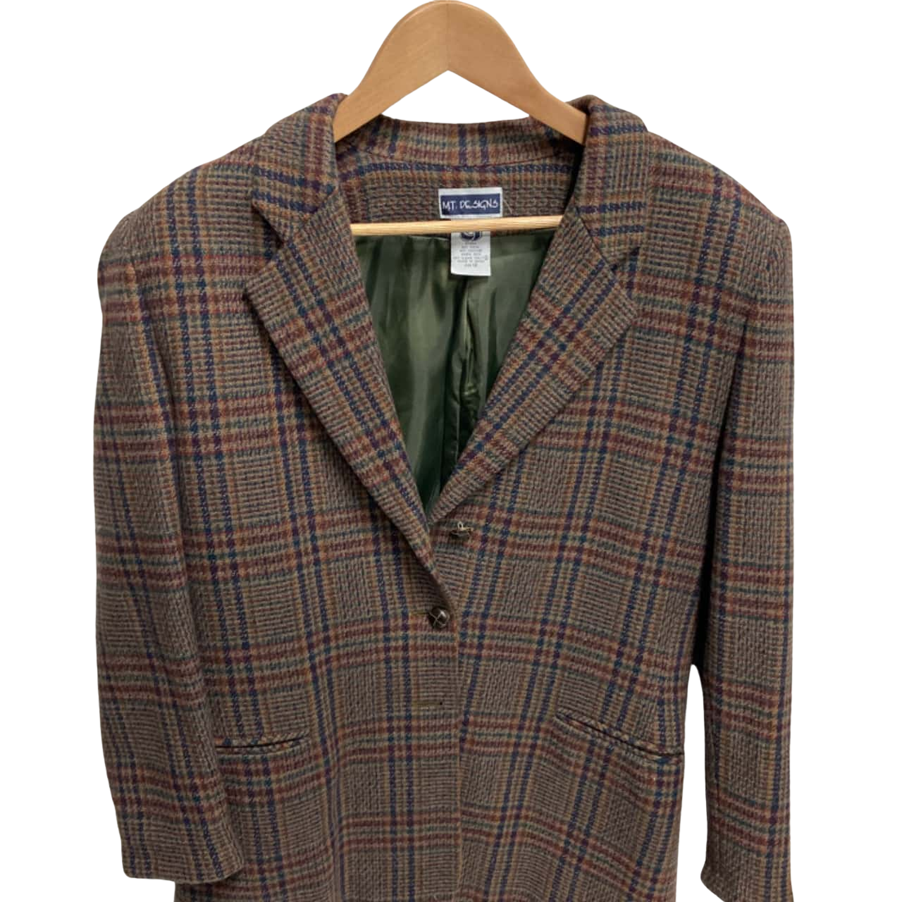 M.T DesignS Unisex Size 12 Button Up Jacket Multicoloured (s)