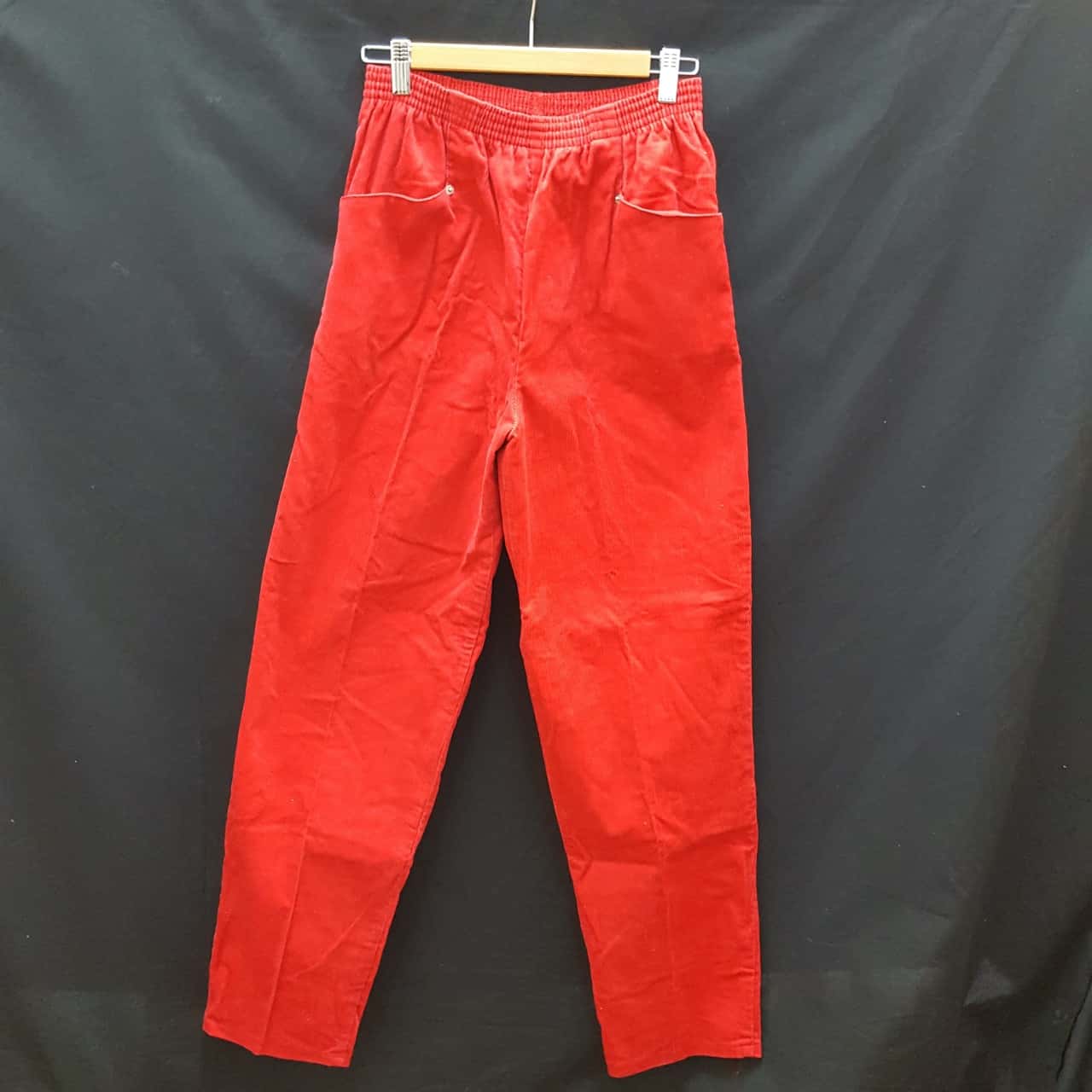 Retro Prime Cut Red Corduroy pants Women's size 14 (s)