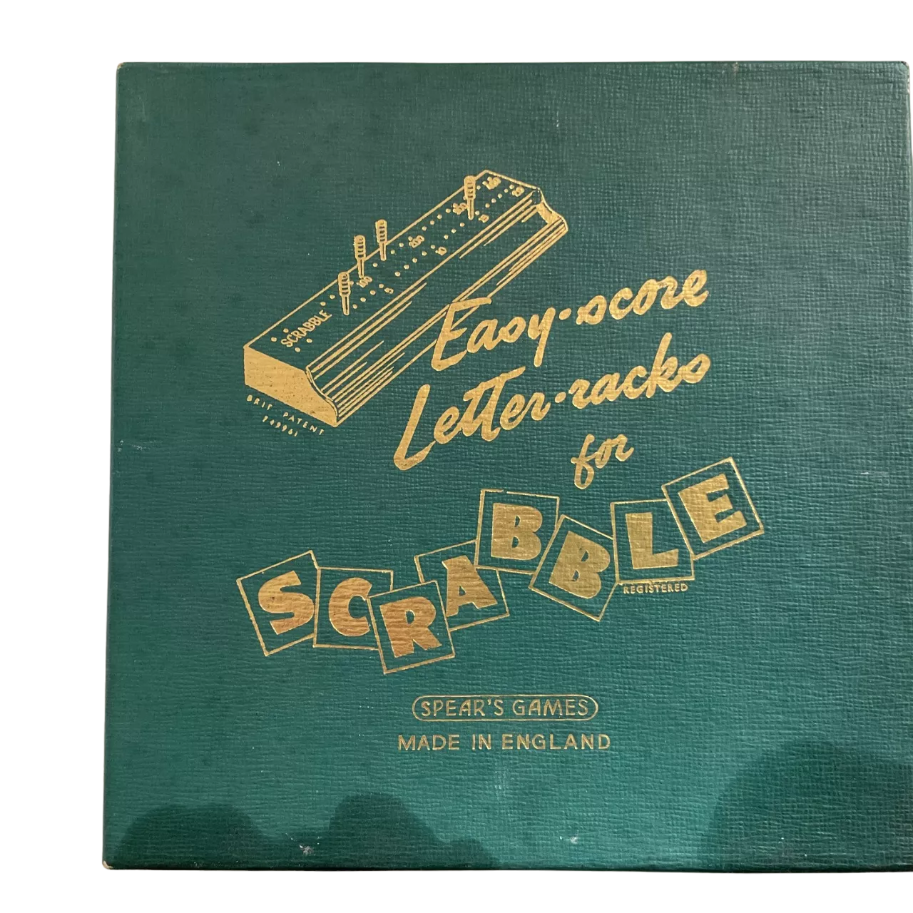 Vintage Scrabble Easy Score Letter Rack Set Complete And Original Box(s ...