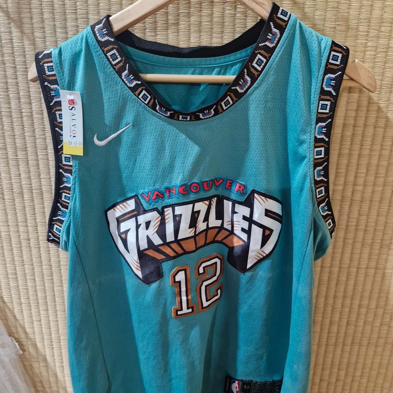 Vancouver grizzles no. 12 NBA jersey mens